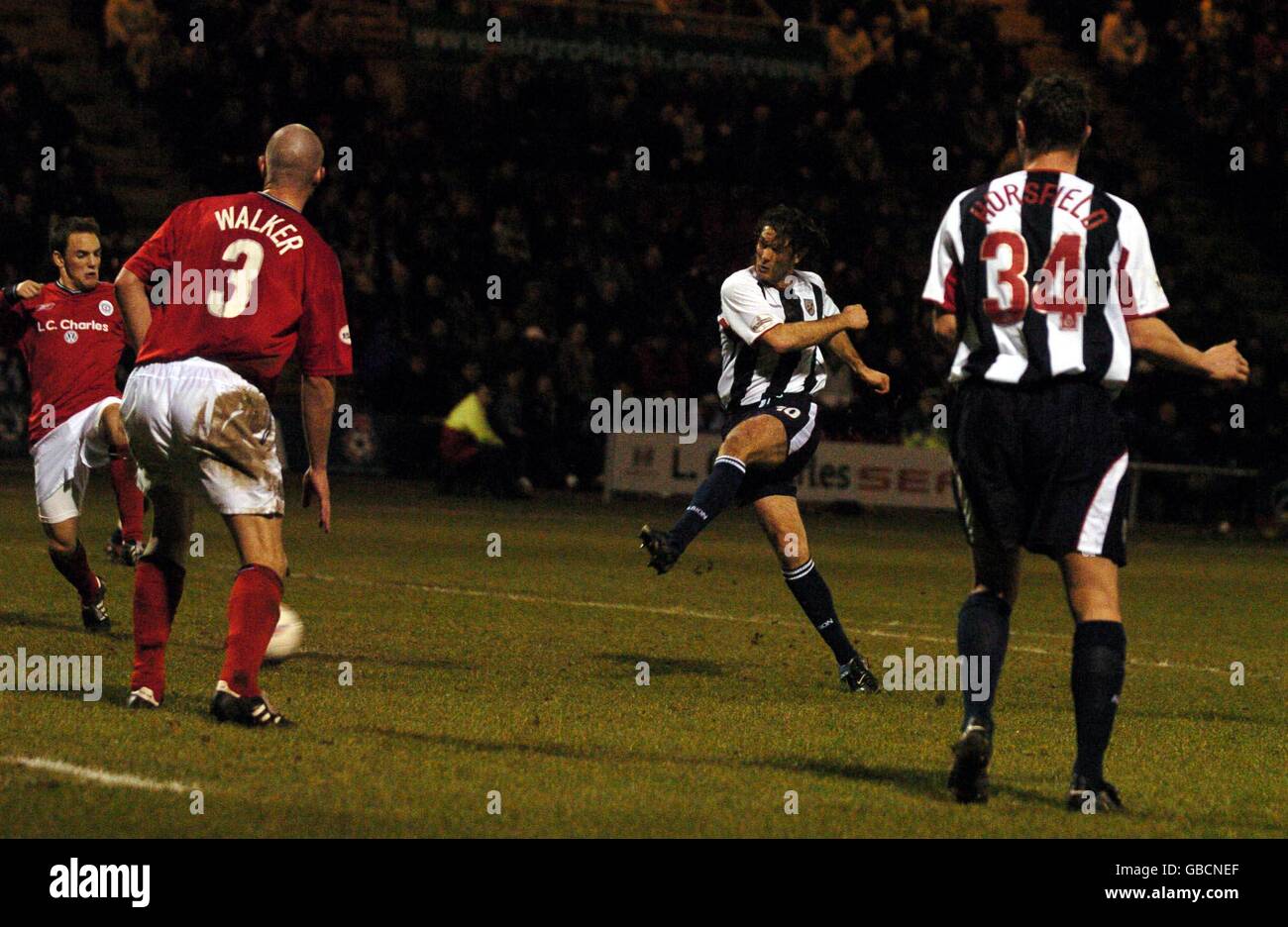 West bromwich albions andy johnson scores the opening goal hi-res stock ...
