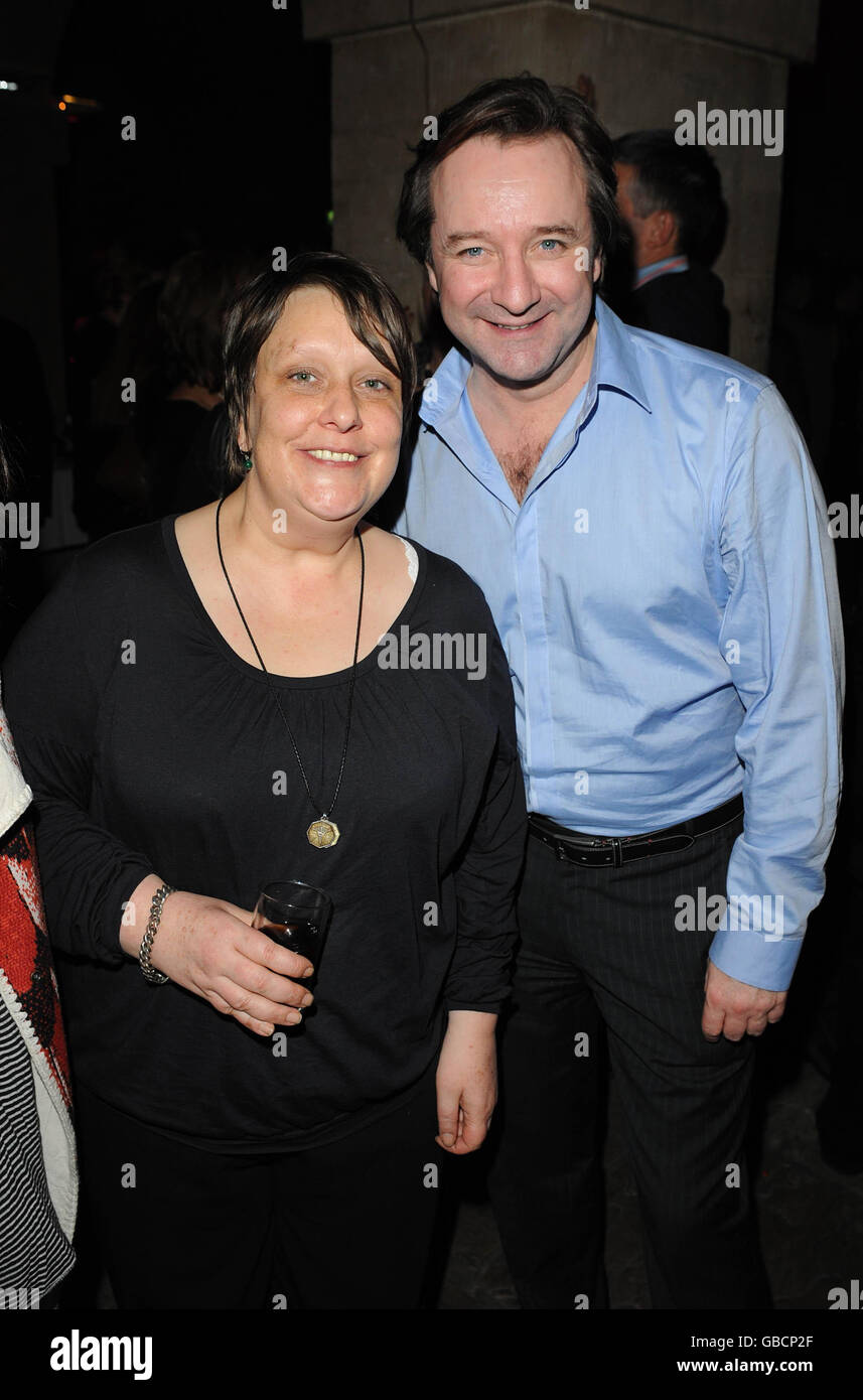 Kathy Burke (Left) and Neil Pearson (Right) arrive at the after party ...
