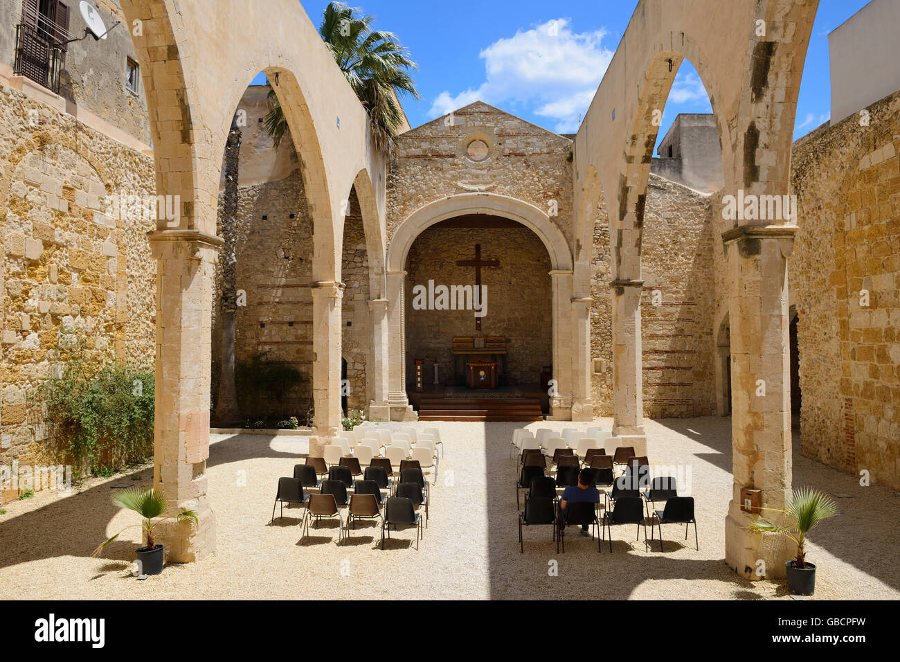 Chiesa San Giovanni Battista (former synagogue) in Ortygia, Syracuse ...