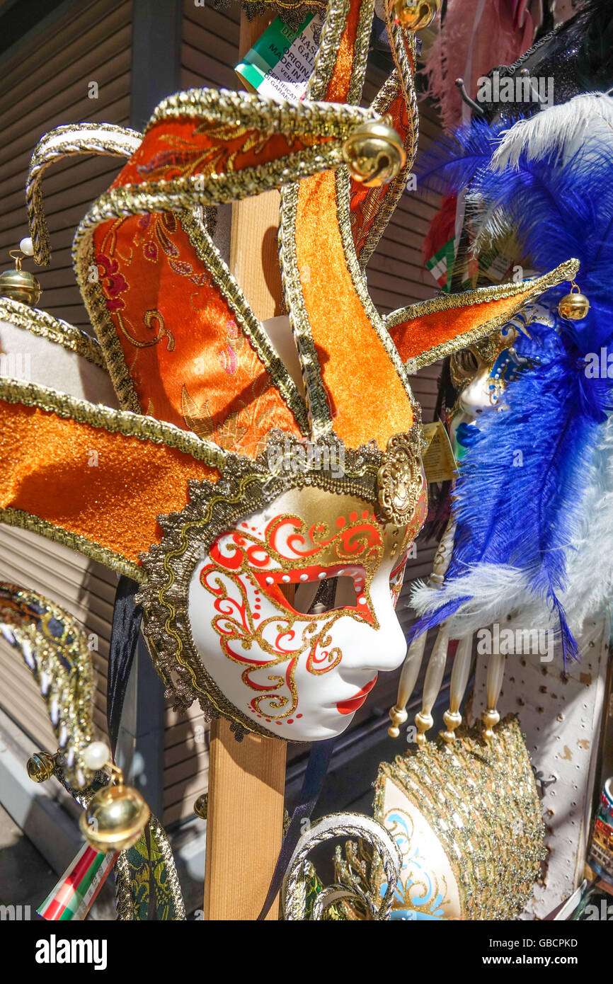 Original Venetian mask in the city of Venice Stock Photo - Alamy