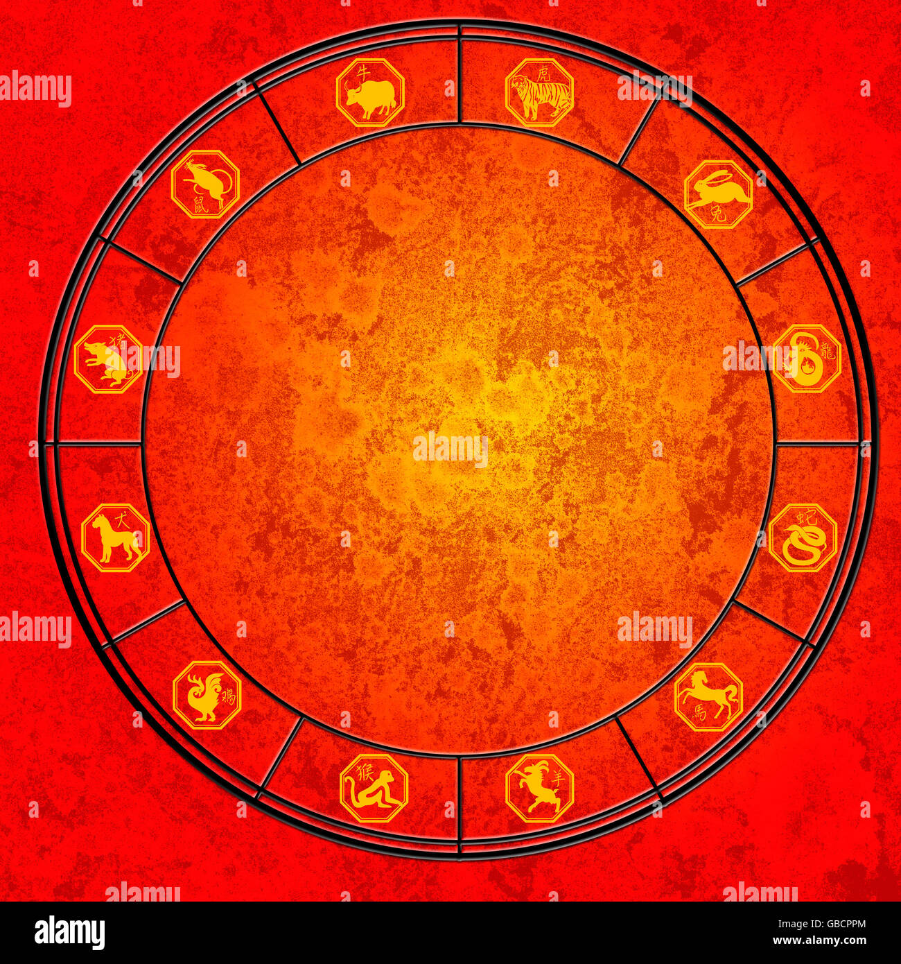 Chinese zodiac chart hi-res stock photography and images - Alamy