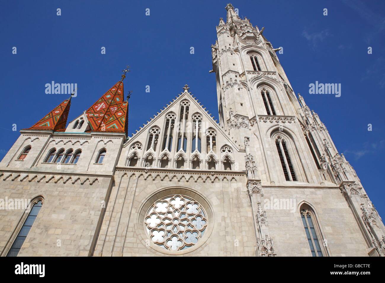 Matthiaskirche, Burgviertel, Burgberg, Buda, Budapest, Ungarn Stock ...