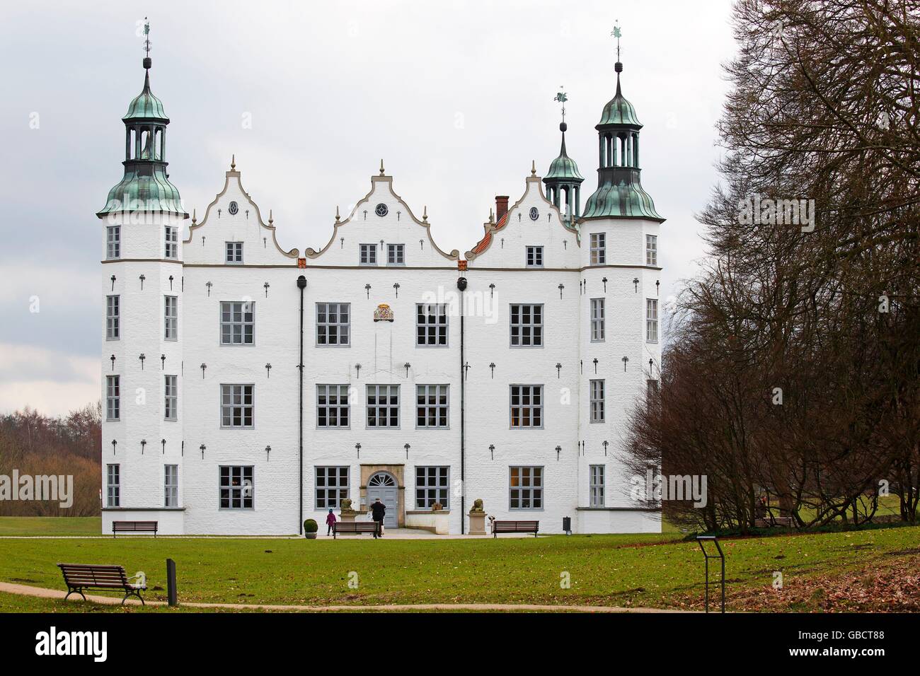 Schloss Ahrensburg, Nordseite, Ahrensburg, Kreis Stormarn, Schleswig ...