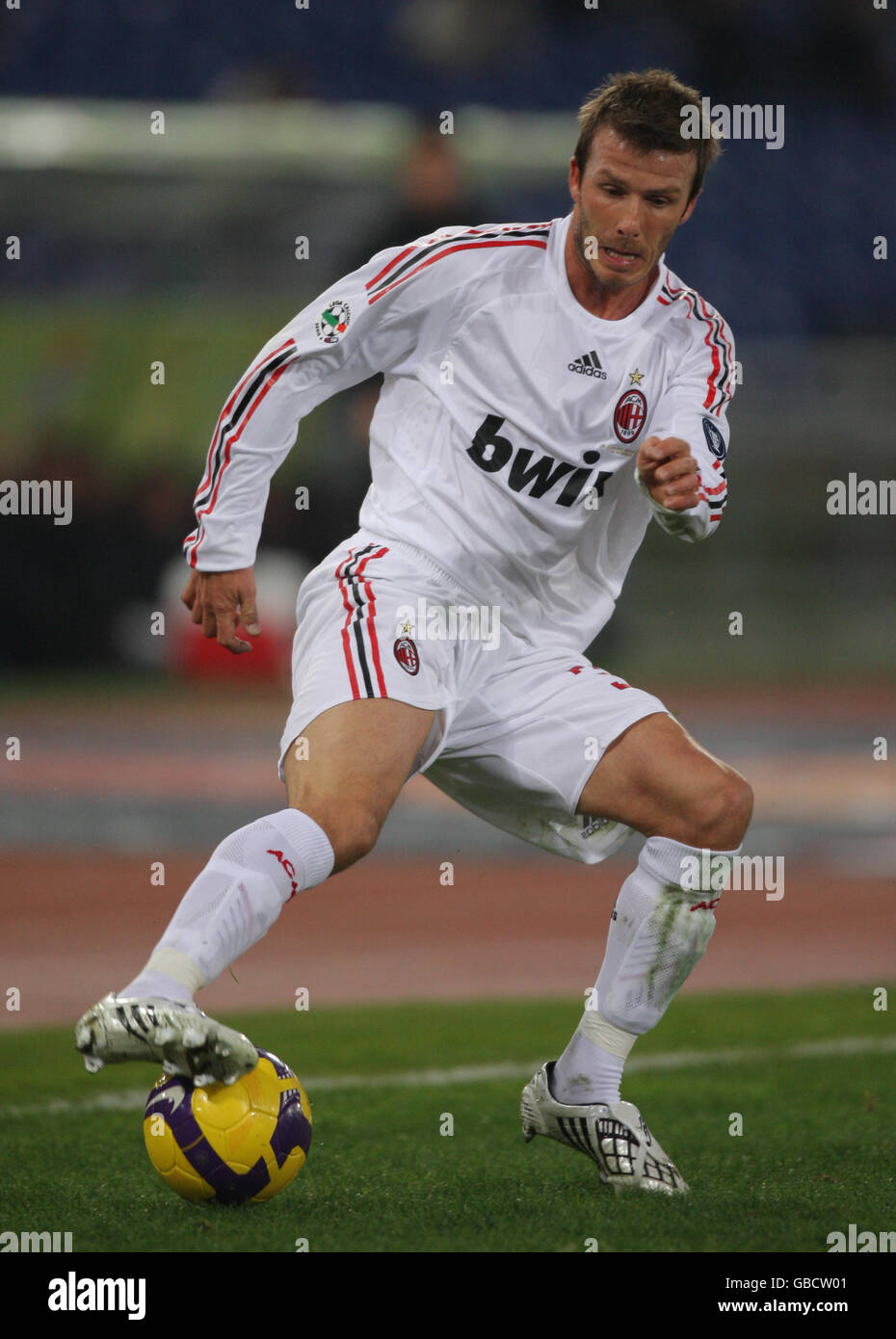 Ac milan's david beckham 2009 hi-res stock photography and images - Alamy