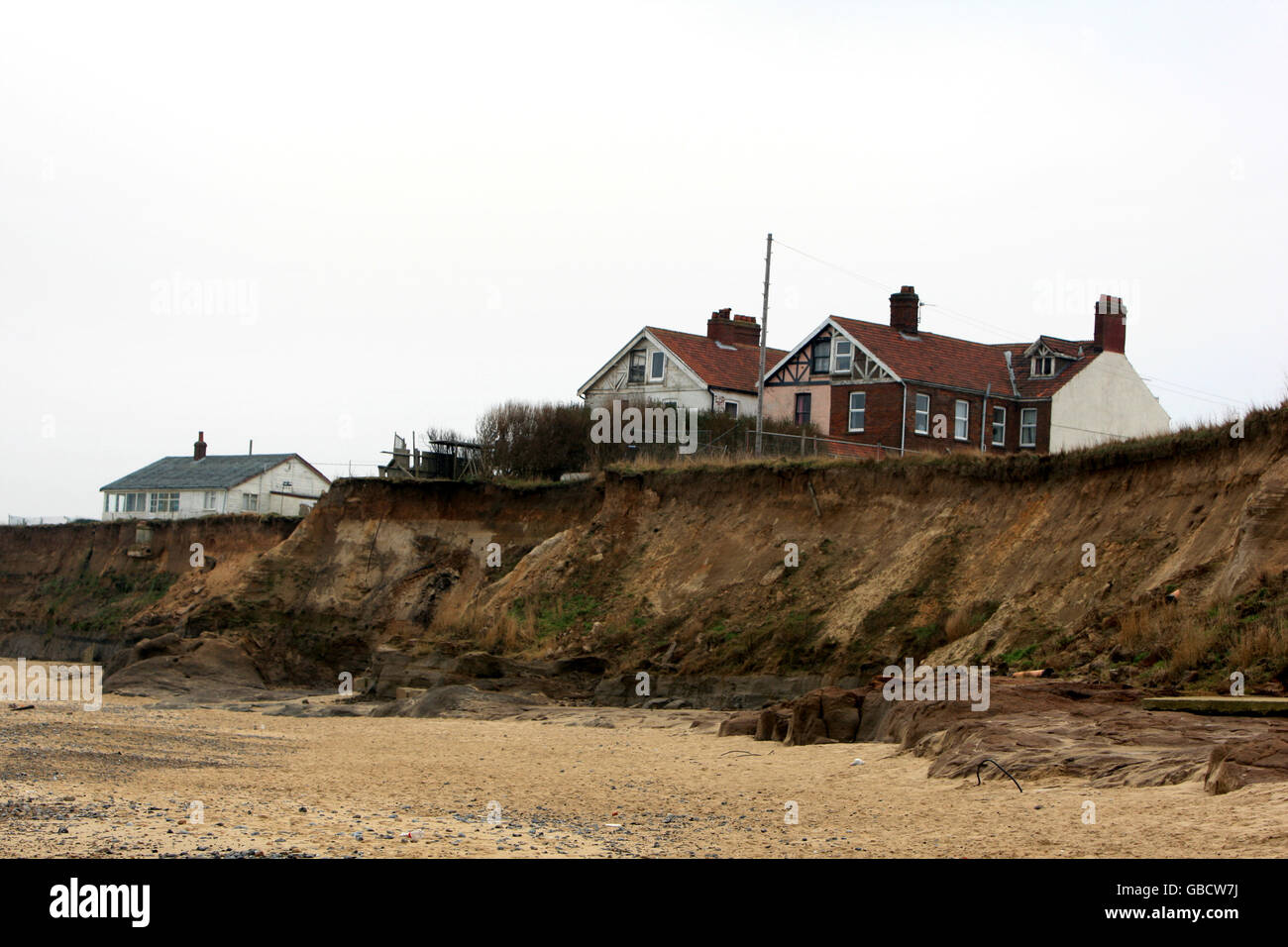 Happisburgh - Coastal Erosion - Norfolk Stock Photo - Alamy