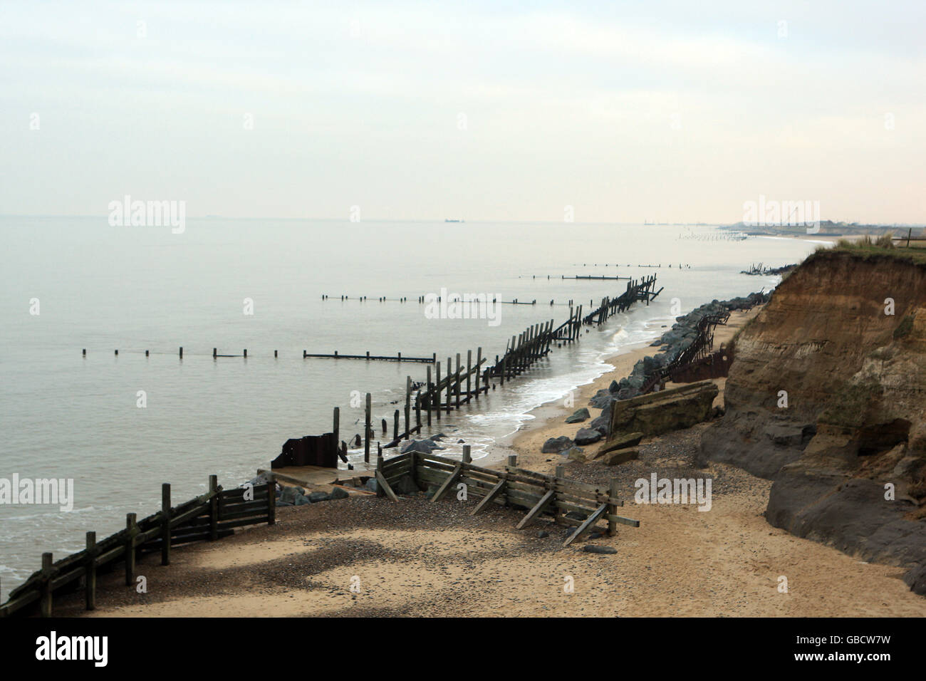 Happisburgh - Coastal Erosion - Norfolk Stock Photo - Alamy