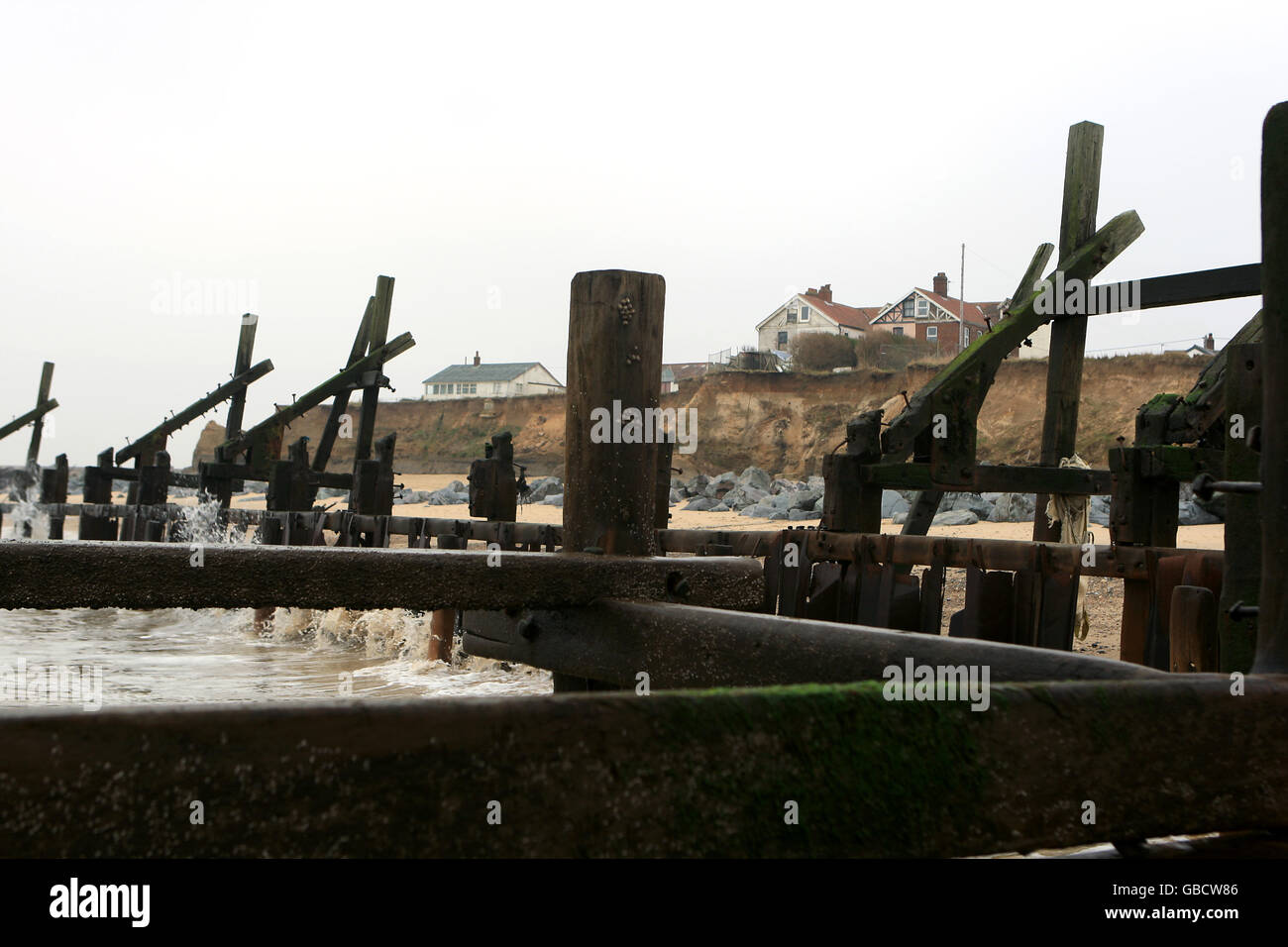 Happisburgh - Coastal Erosion - Norfolk Stock Photo - Alamy