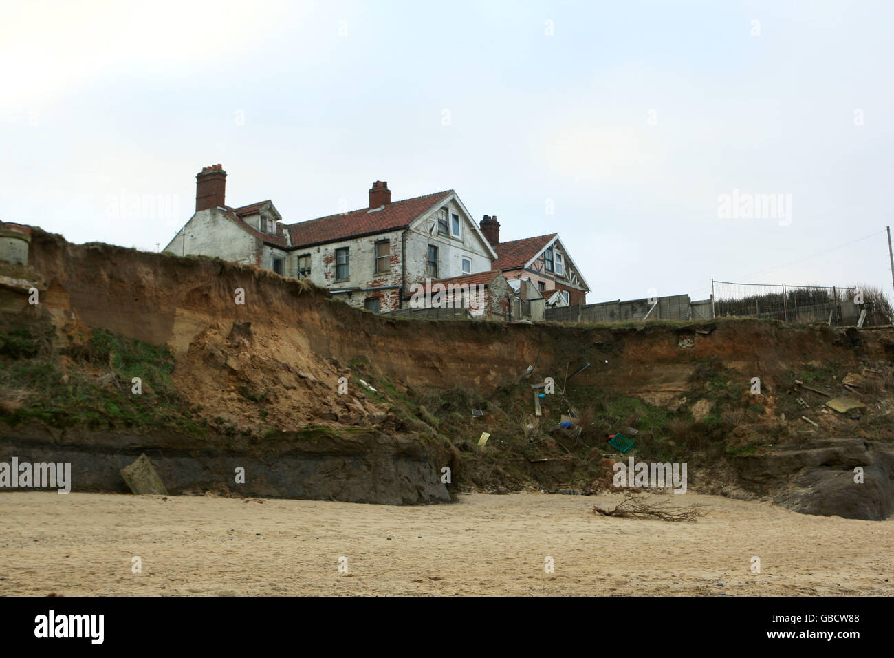 Happisburgh - Coastal Erosion - Norfolk Stock Photo - Alamy