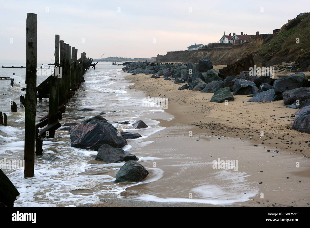 Happisburgh - Coastal Erosion - Norfolk Stock Photo - Alamy