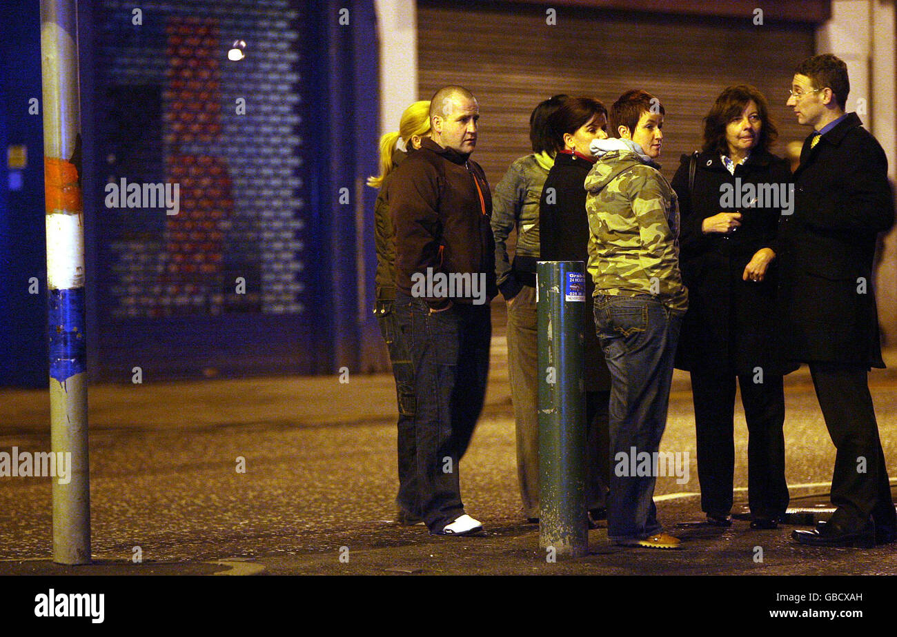 Martin Hamill (left), brother of Robert Hamill, with other family ...