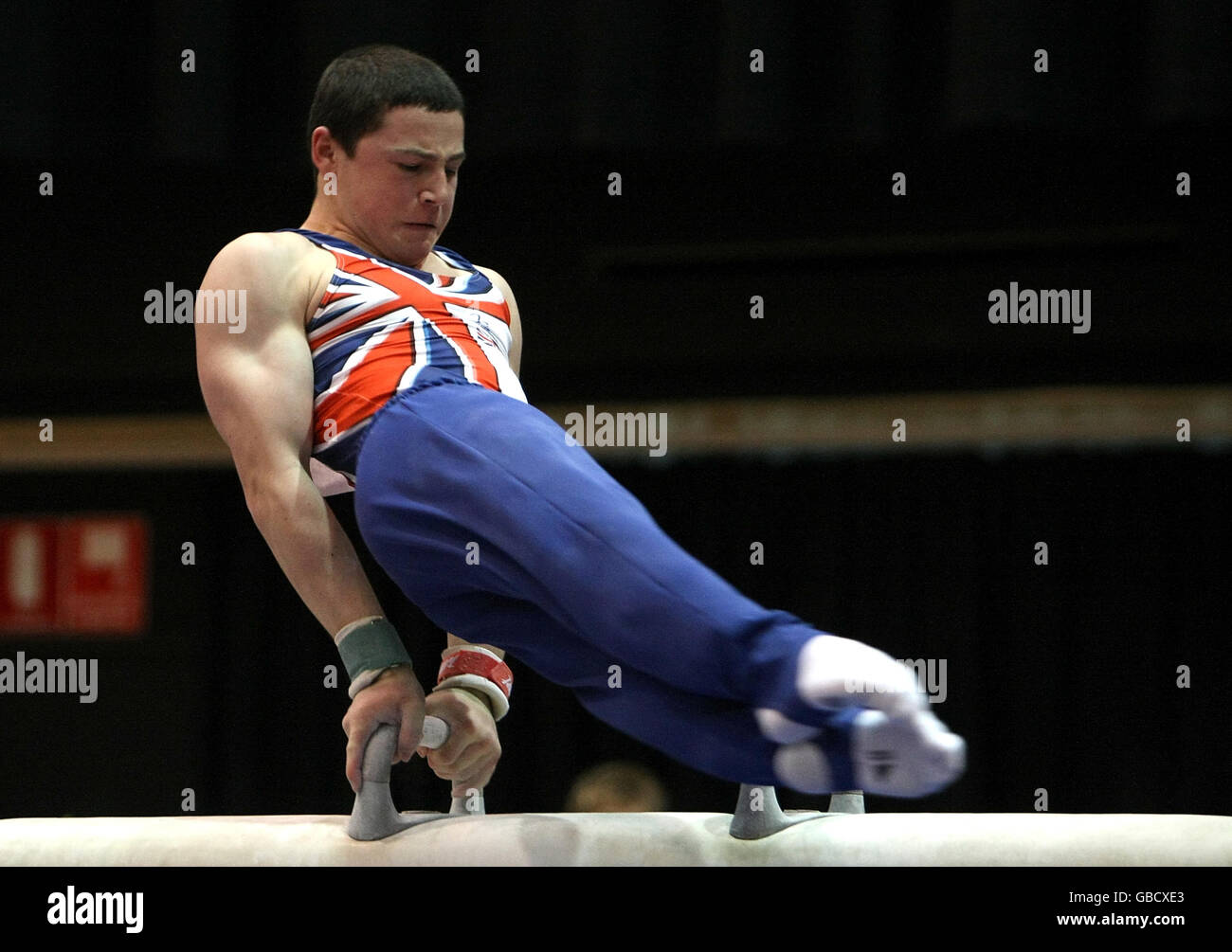 Ashley Watson Gold medalist is action during the Artistic Gymnastics at ...