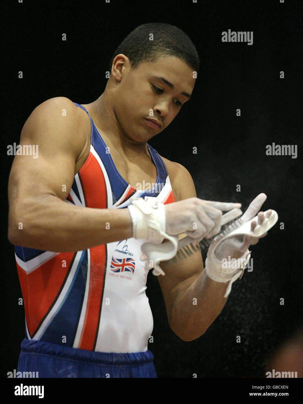Reiss Beckford of Great Britain during the Artistic Gymnastics at the ...