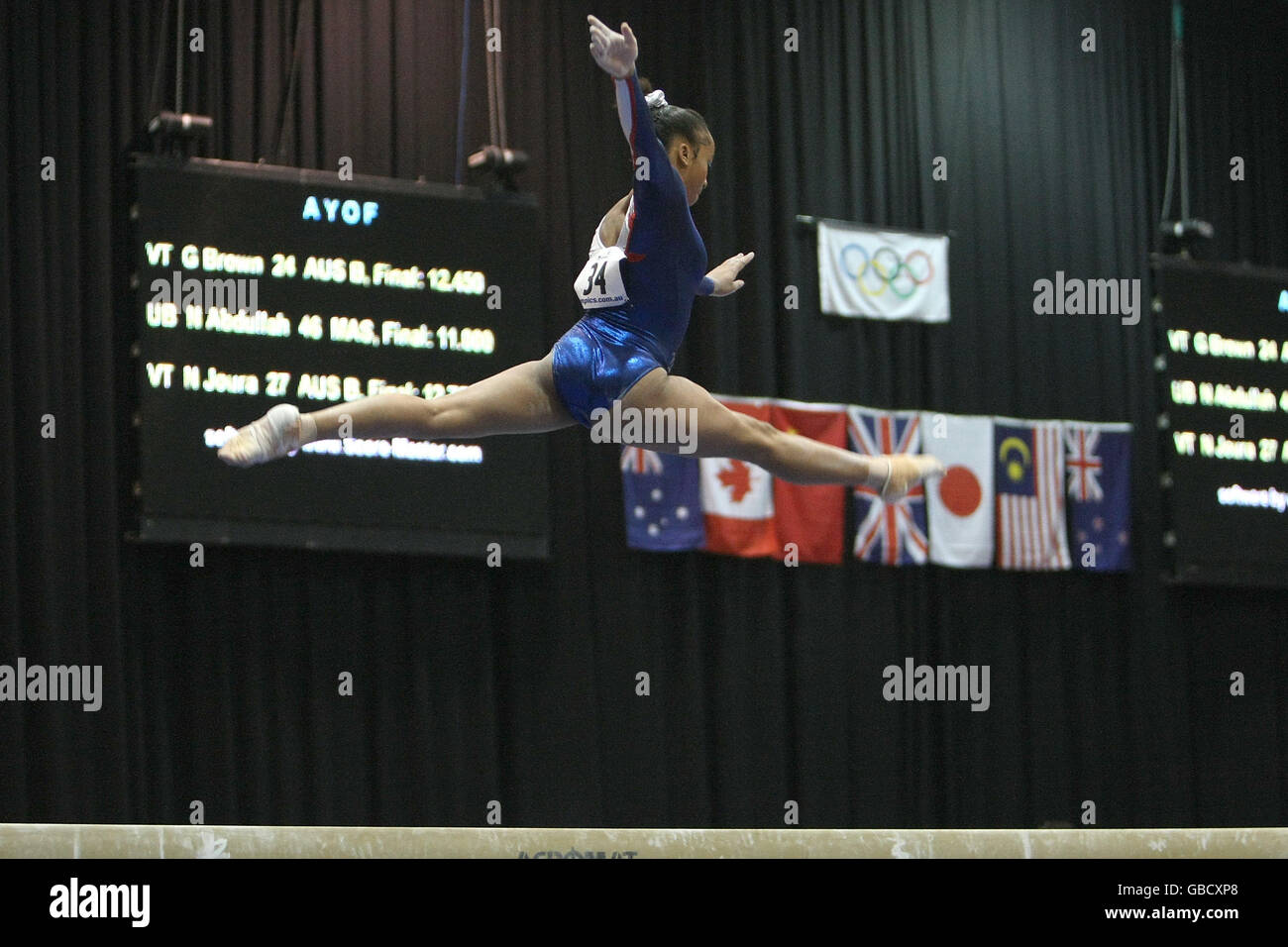 Nicole Hibbert of Great Britain in action during the Artistic ...