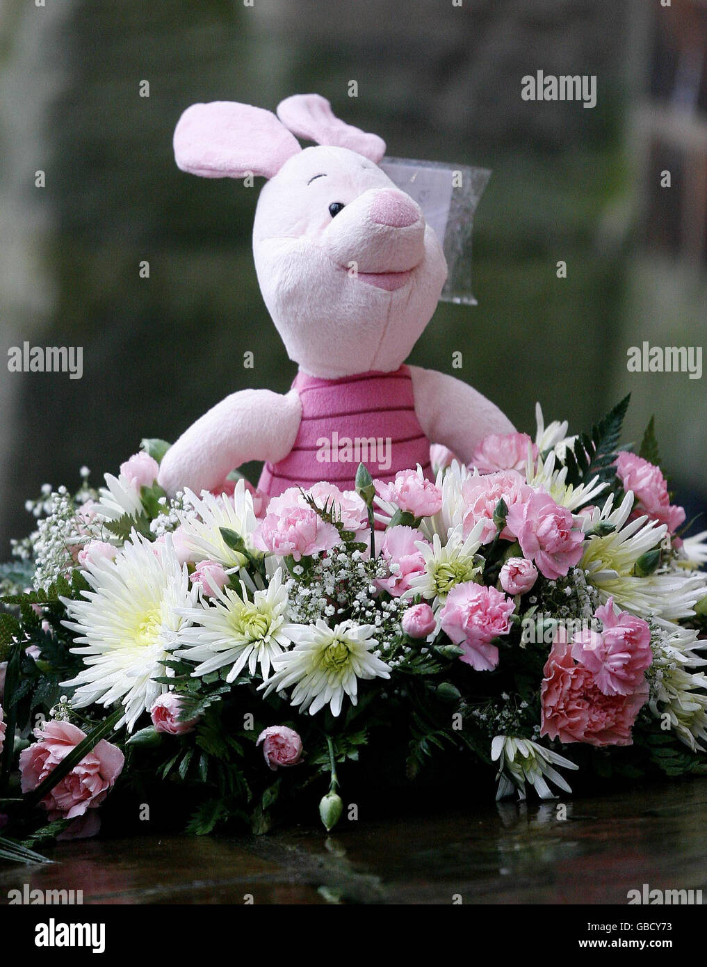 The coffin of, Francesca Bimpson, 3, is carried into St Michaels Church ...