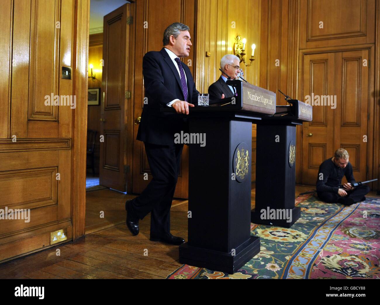 Full length speaking lectern mangrk hi-res stock photography and images ...