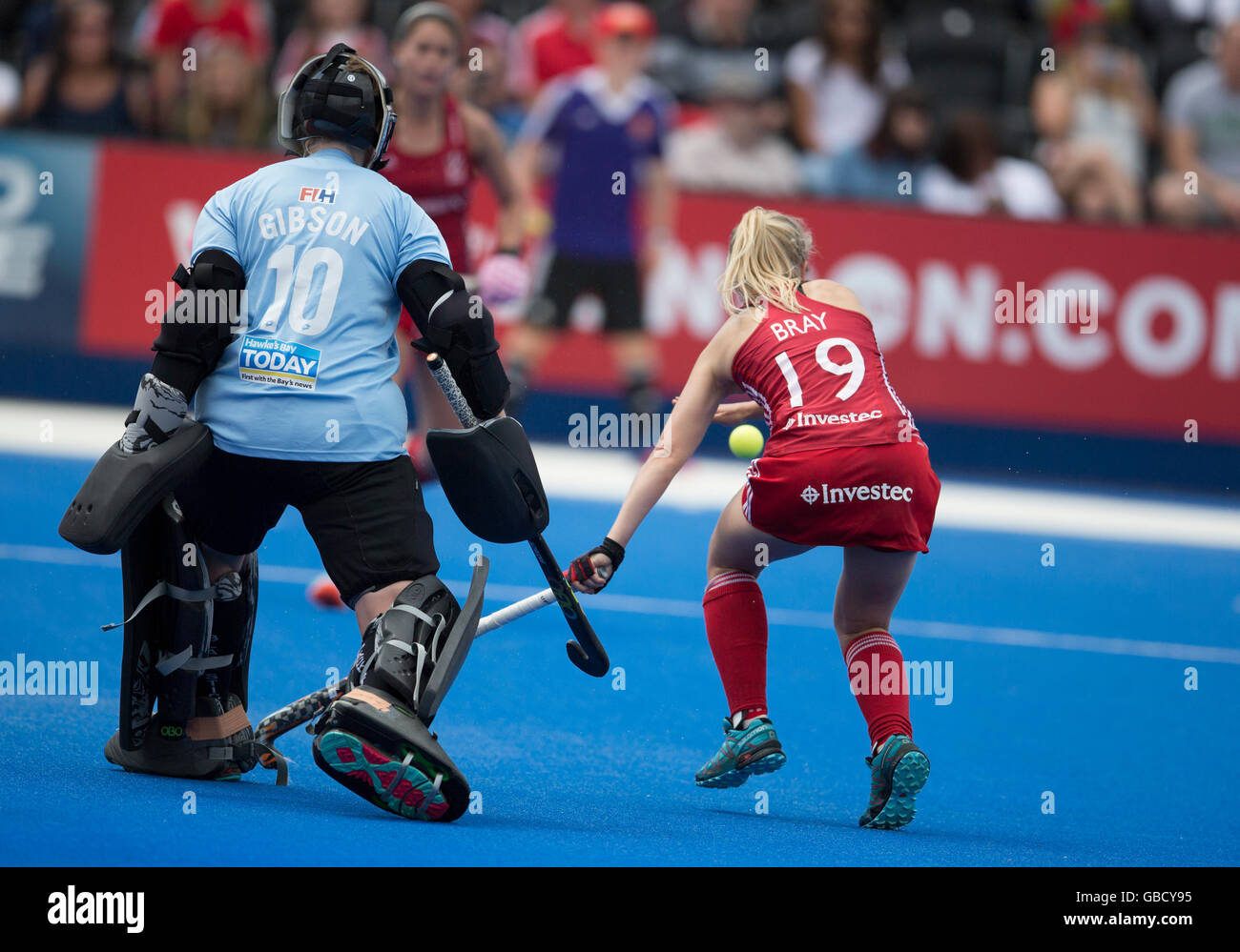 Investec Women's Hockey, Champions Trophy, June 2016, London. Amelia ...