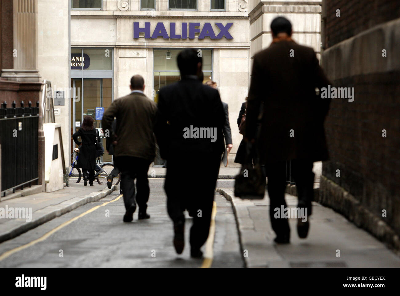 General View of a branch of Halifax in central London Stock Photo - Alamy