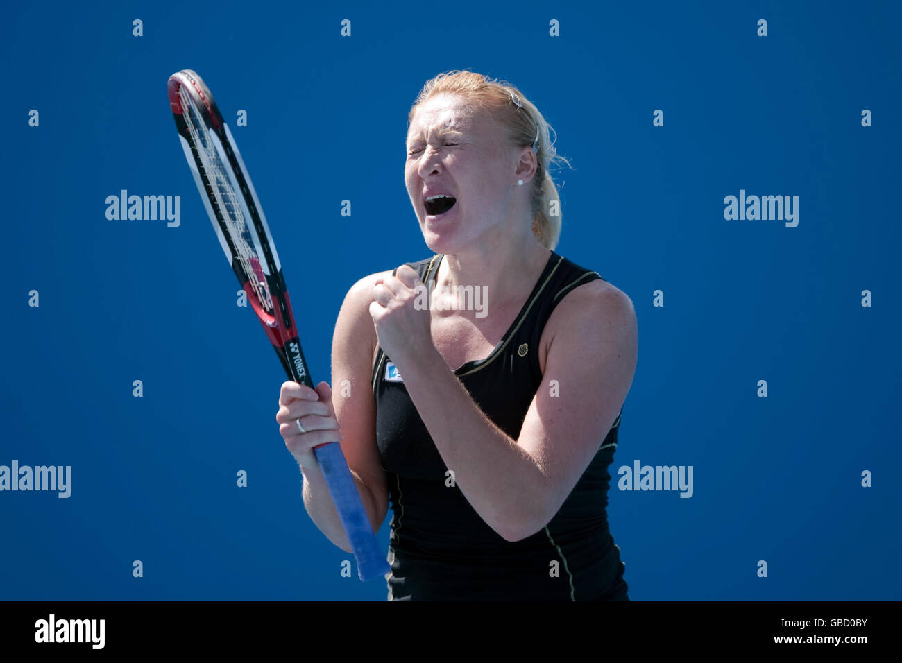 Half length celebrating clenched fist hi-res stock photography and images - Alamy