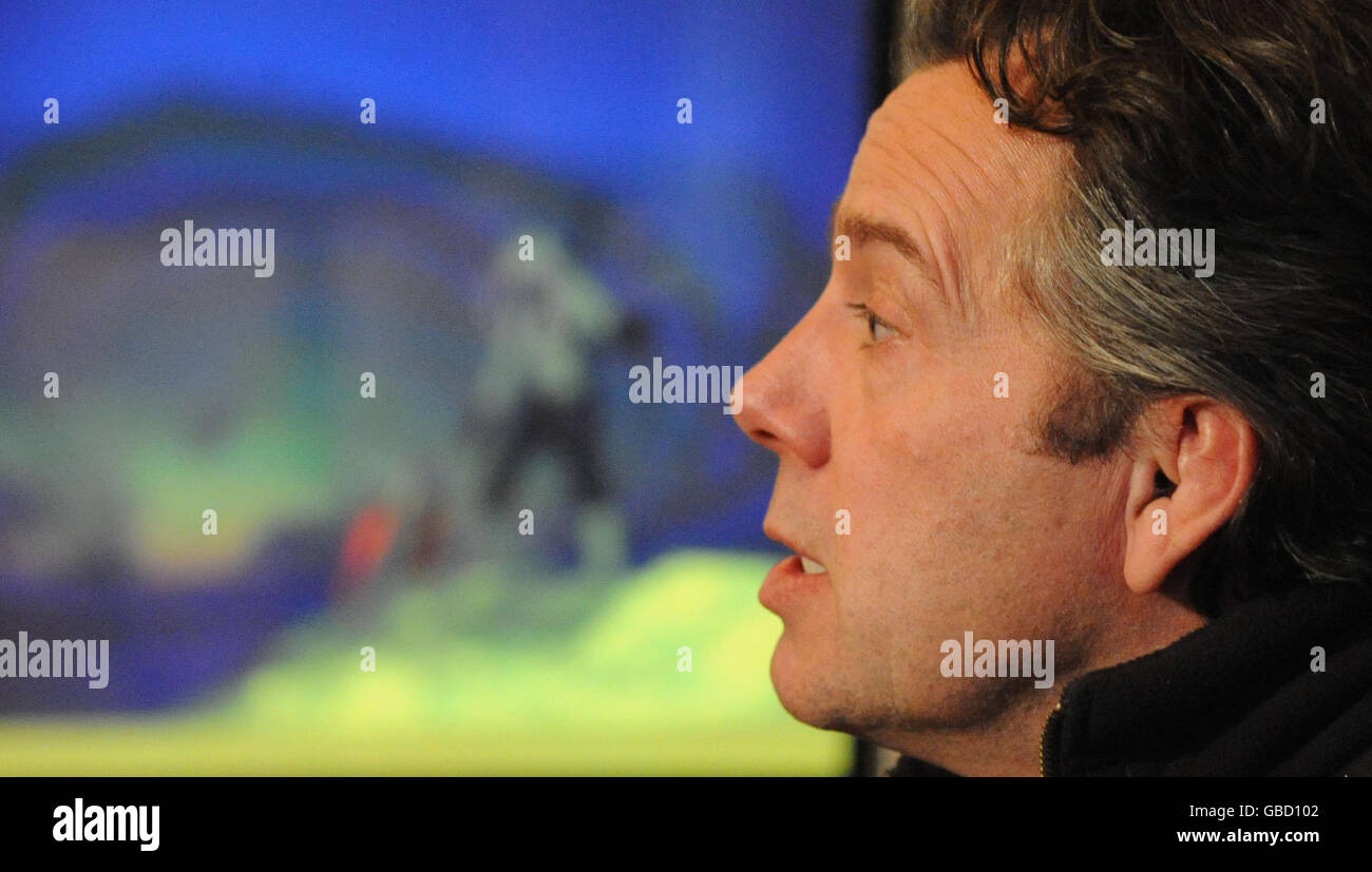 Pen Hadow, who is leading the Catlin Arctic Survey, addresses a news ...