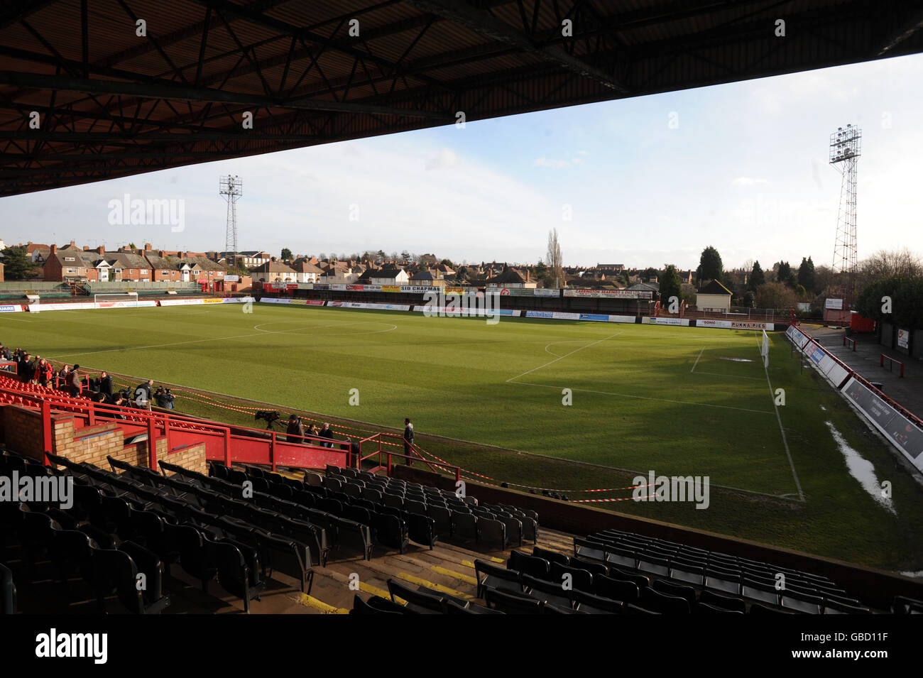 Kettering towns rockingham road ground hi-res stock photography and ...