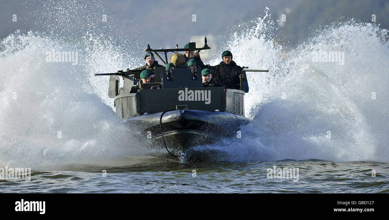 The latest version of the Royal Marines Offshore Raiding Craft (ORC ...