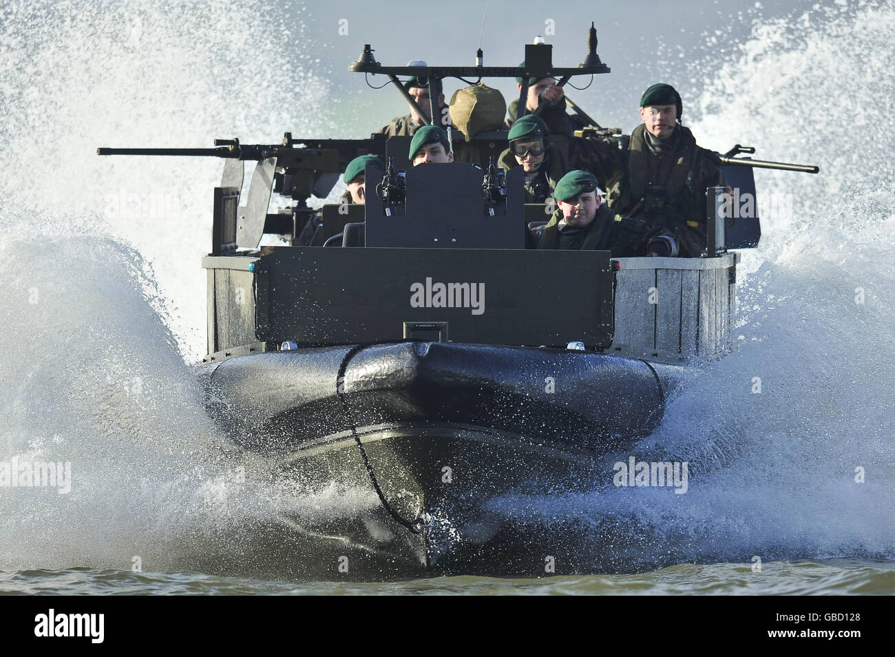 Royal Marines Offshore Raiding Craft Stock Photo - Alamy