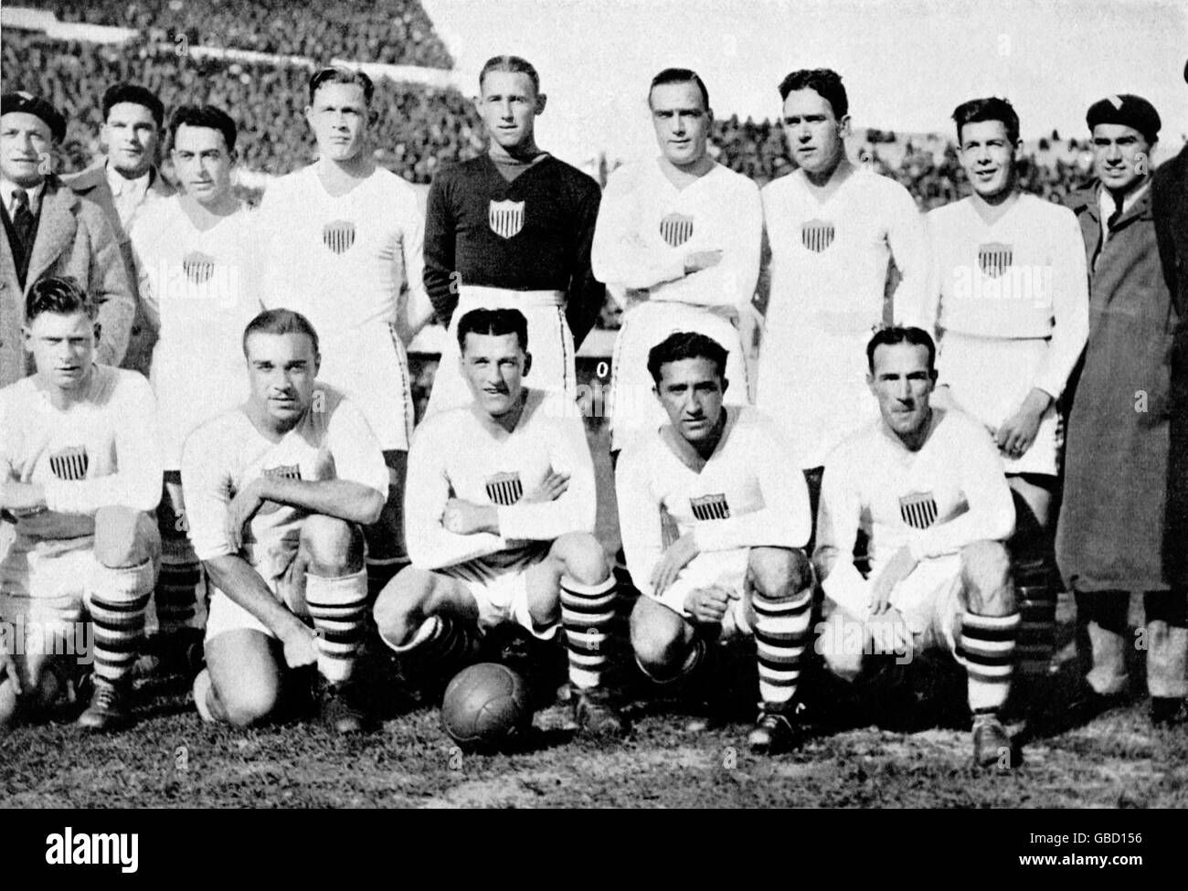 USA team group: (back row, l-r) coach Bob Millar, unknown, Jimmy ...