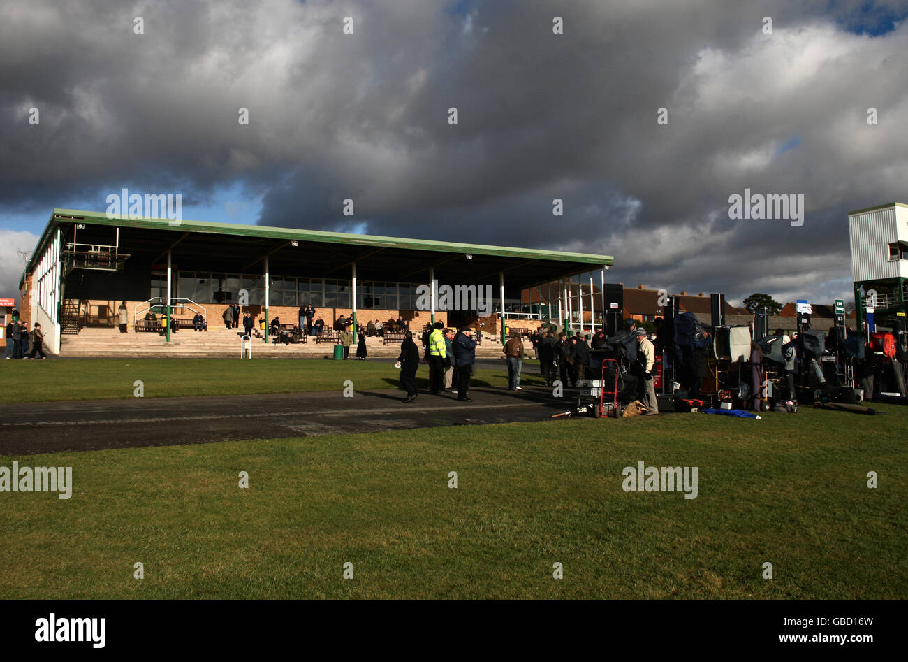 Horse Racing - Hereford Racecourse Stock Photo - Alamy