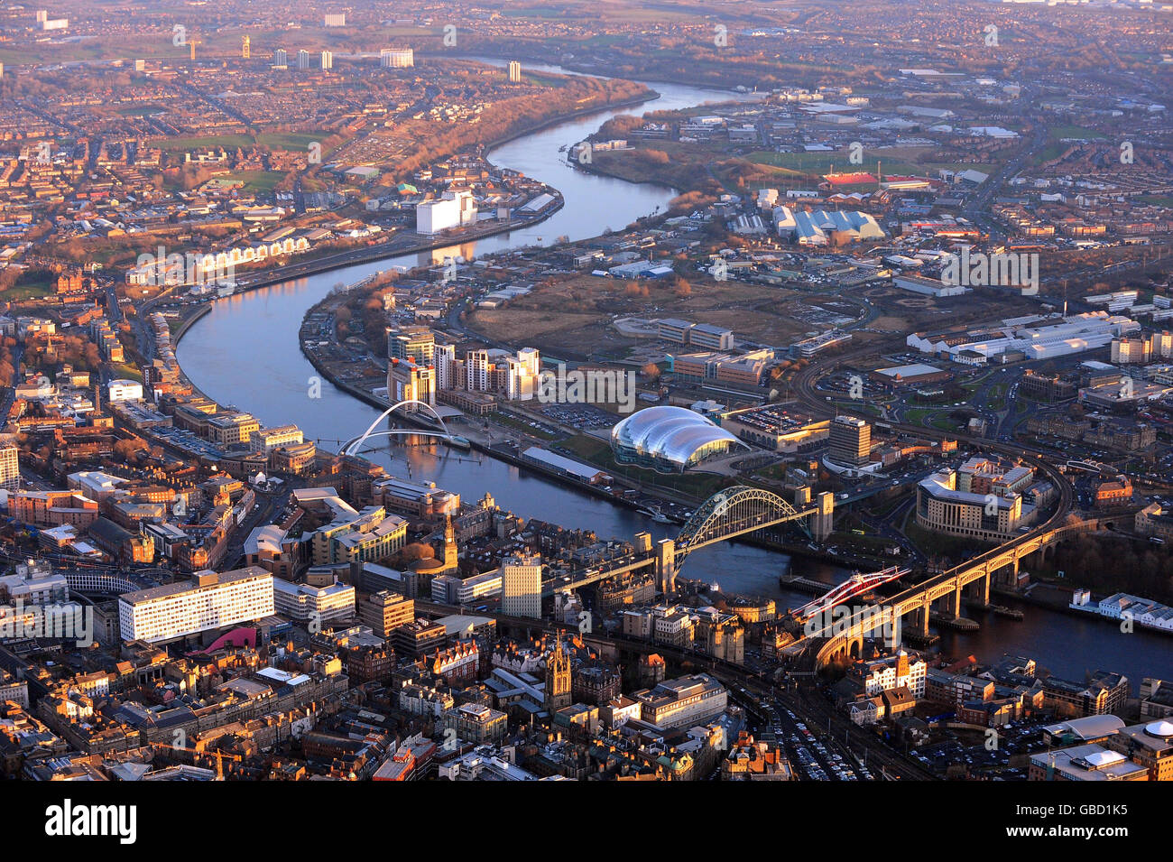 Panoramic views newcastle city centre hi-res stock photography and ...