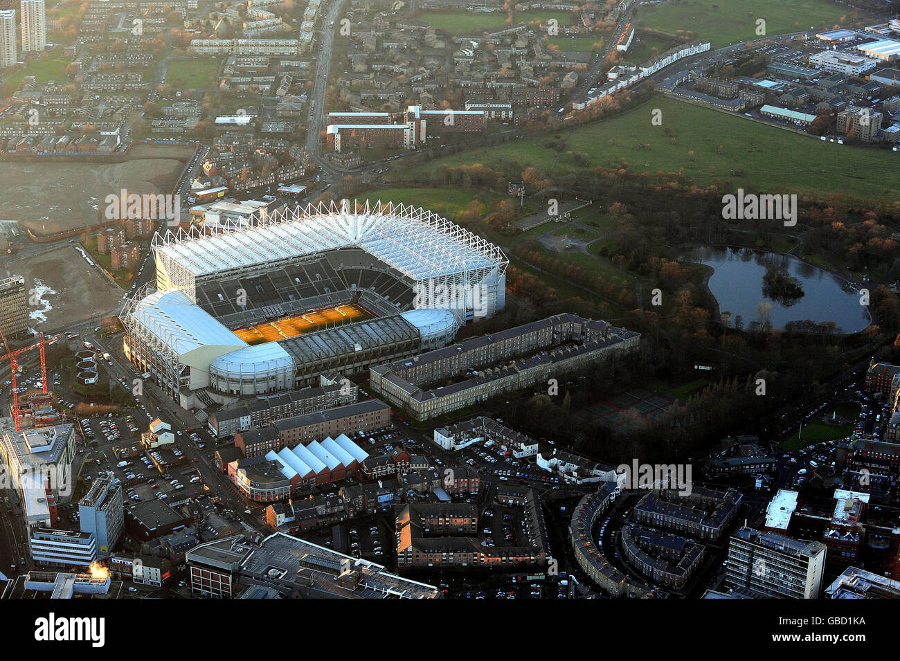 Newcastle city centre Stock Photo - Alamy