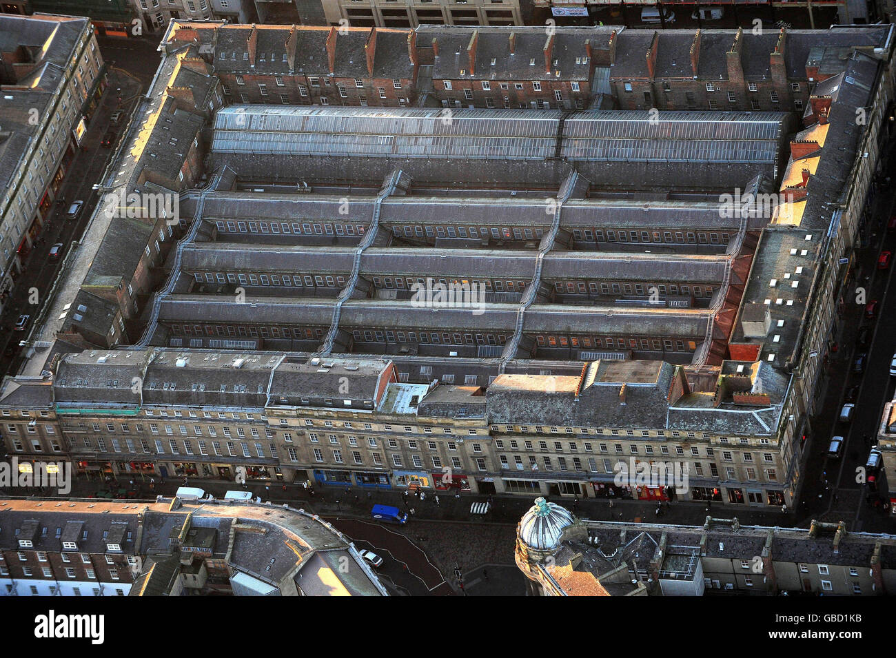 Newcastle city centre Stock Photo - Alamy