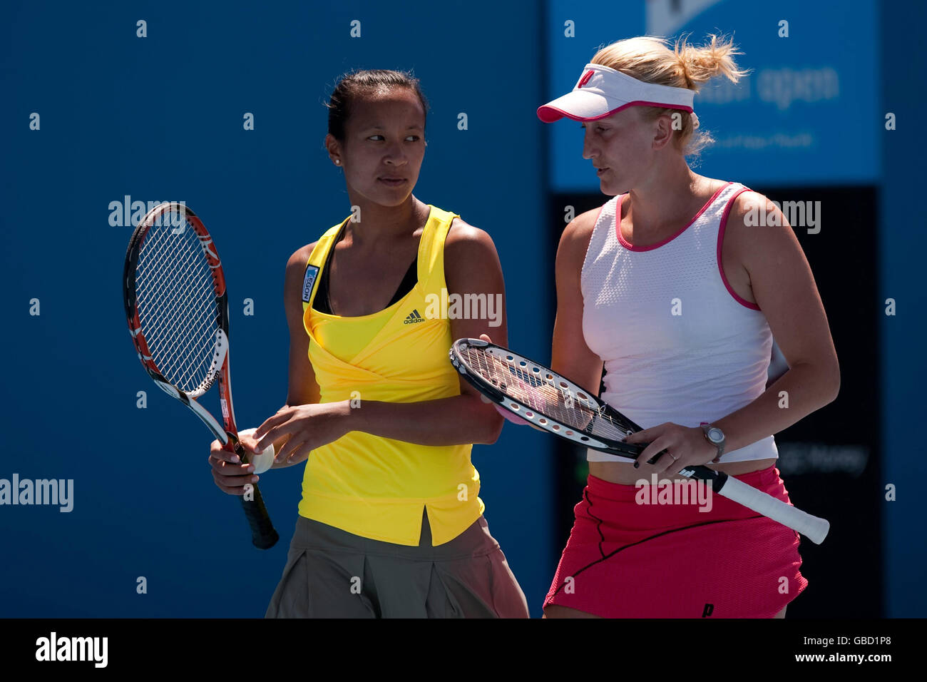 Great Britain's Anne Keothavong and Bosnia's Mervana Jugic-Salkic ...