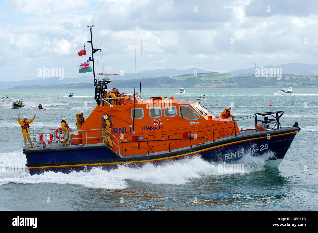 Moelfre Lifeboat Kiwi Anglesey North High Resolution Stock Photography ...