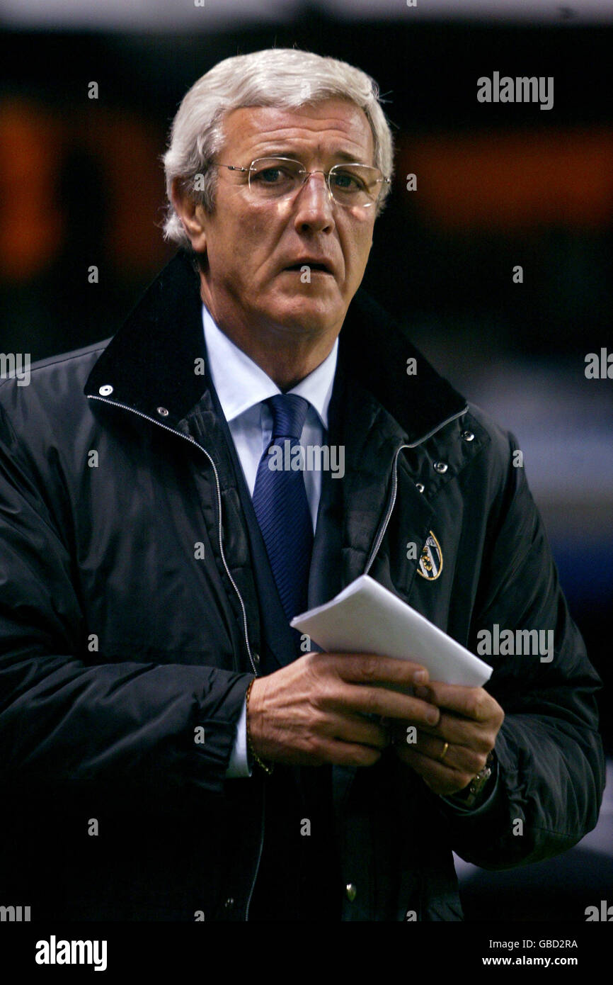 Juventus coach marcello lippi during the game hi-res stock photography ...