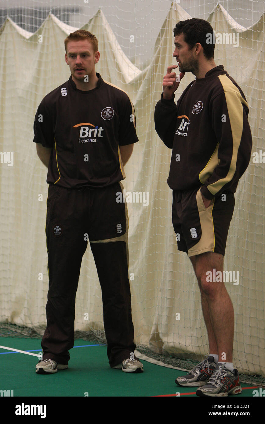 Surrey Fitness Coach Matt Church (r) and Academy performance manager ...