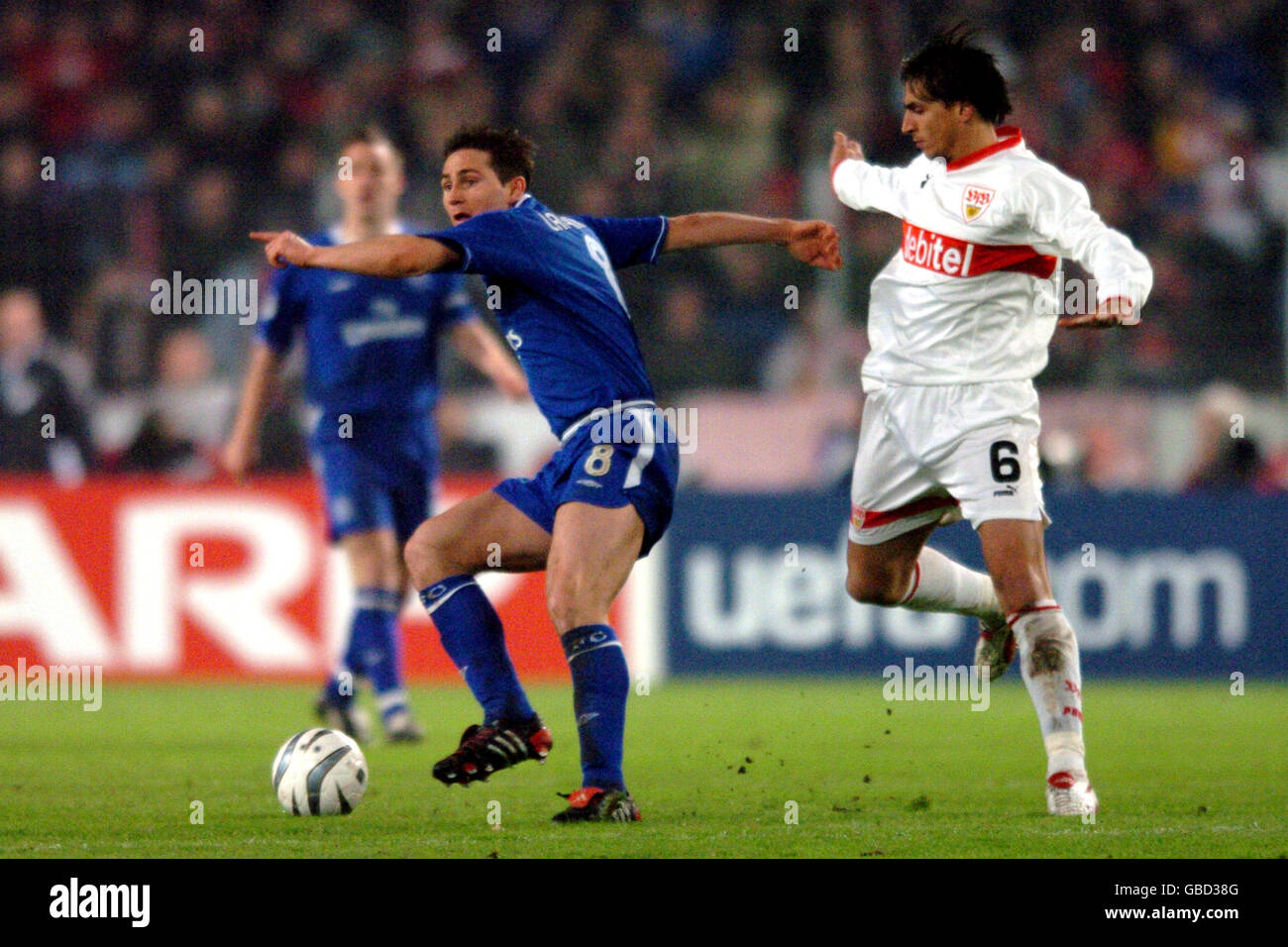 First leg football action sharp uefa board hi-res stock photography and ...