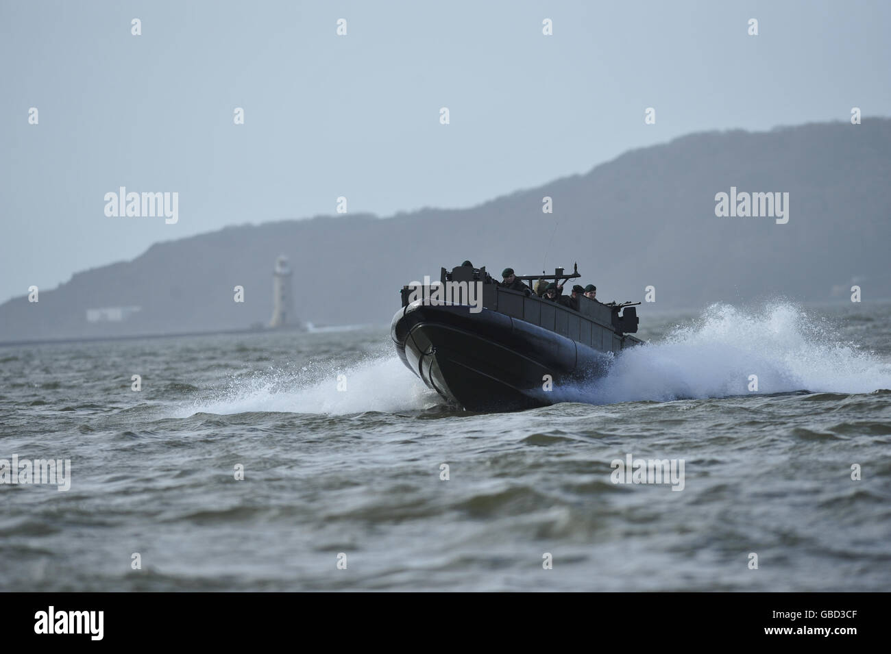 Royal Marines Offshore Raiding Craft Stock Photo - Alamy