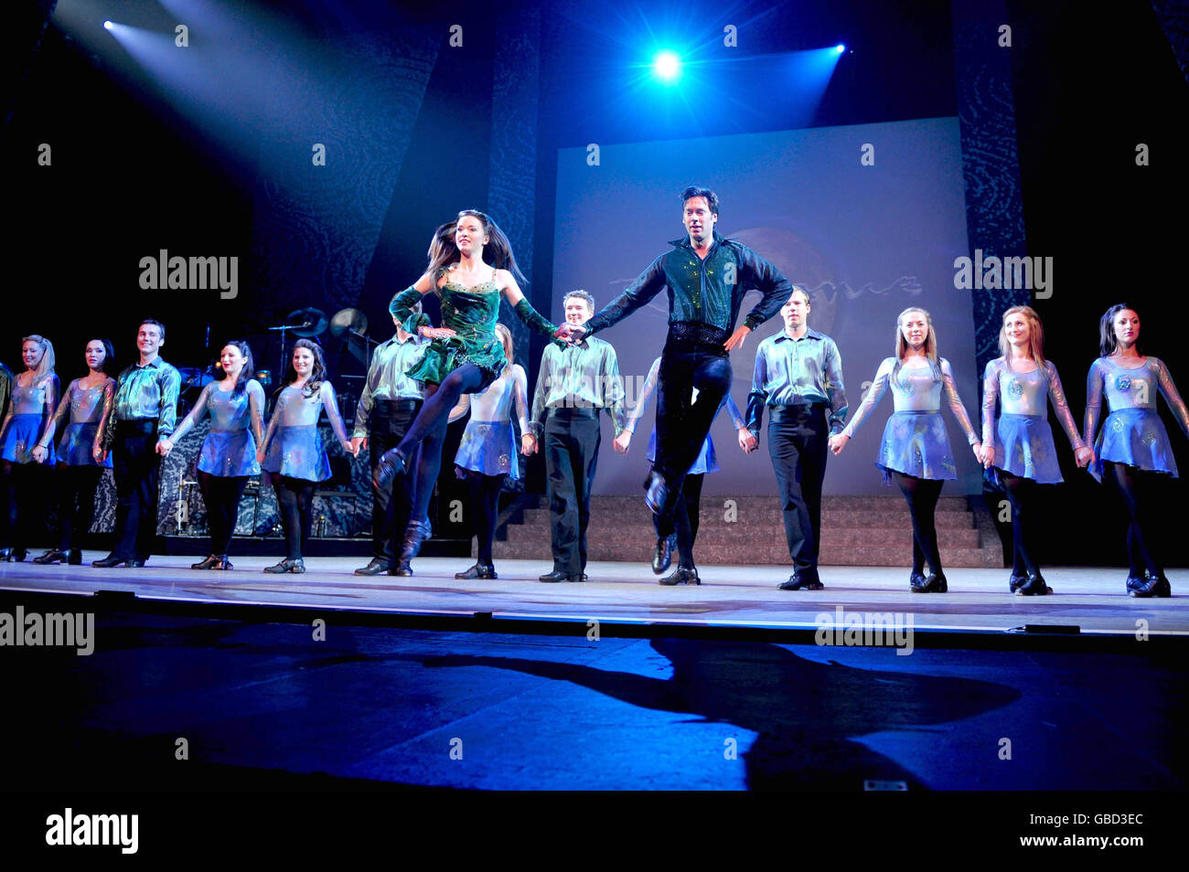 Maria Buffini (left) and Joe Moriarty (right) the two lead dancers in ...