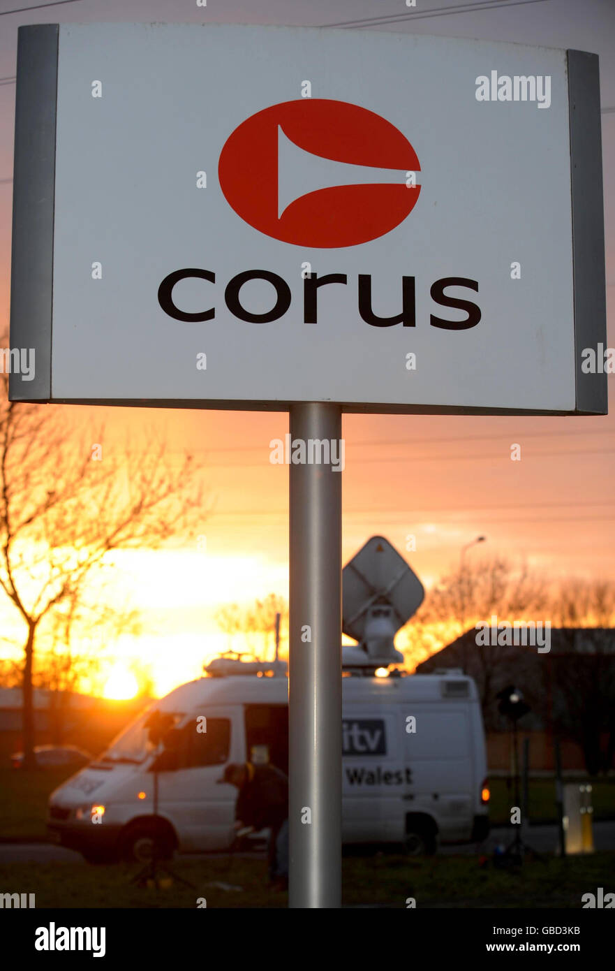 Corus 'to axe thousands of jobs' Stock Photo - Alamy Corus 'to axe thousands of jobs' Stock Photo - Alamy