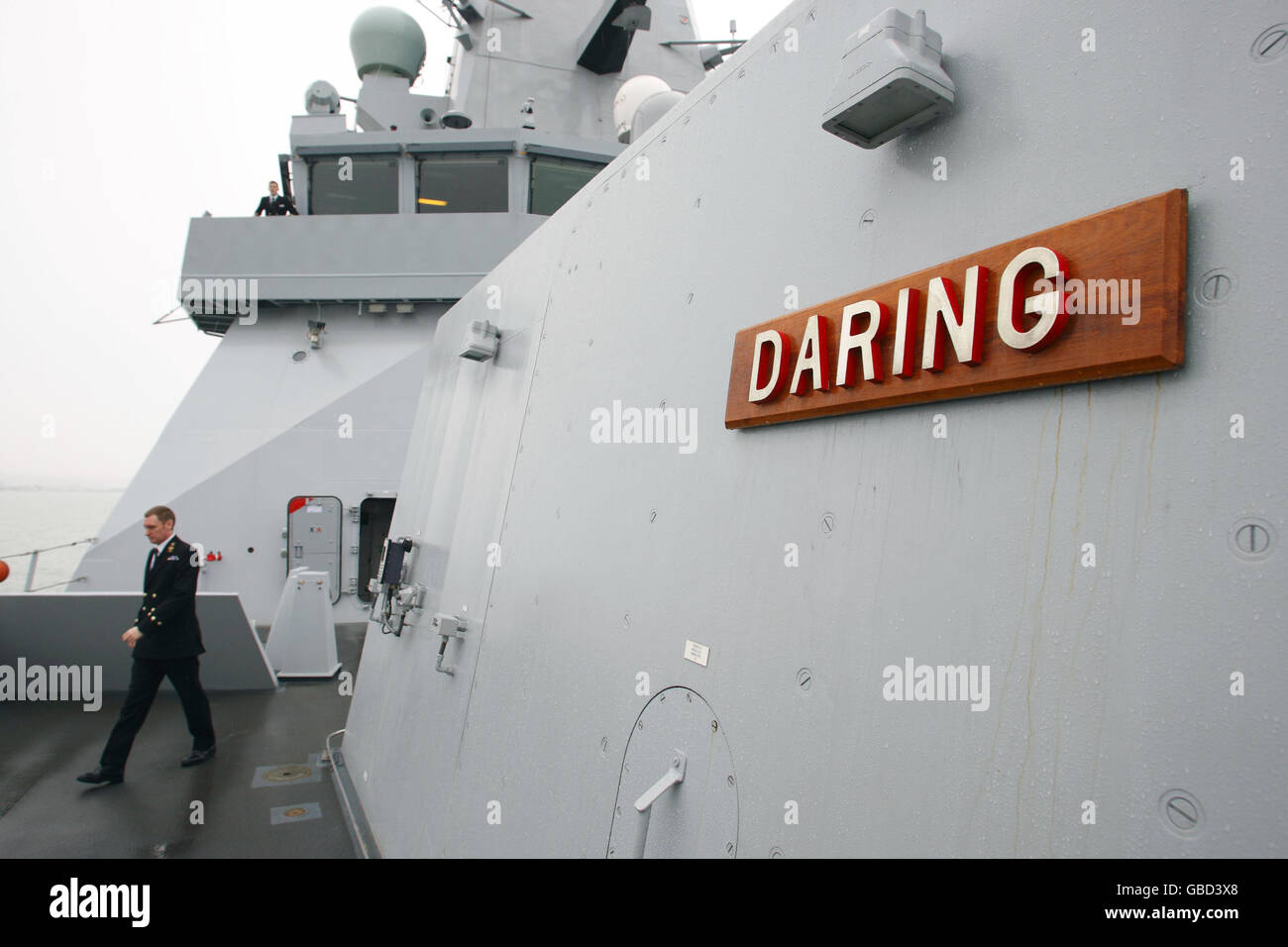 General Stock - HMS Daring Type 45 Destroyer - Home Port Arrival Stock ...