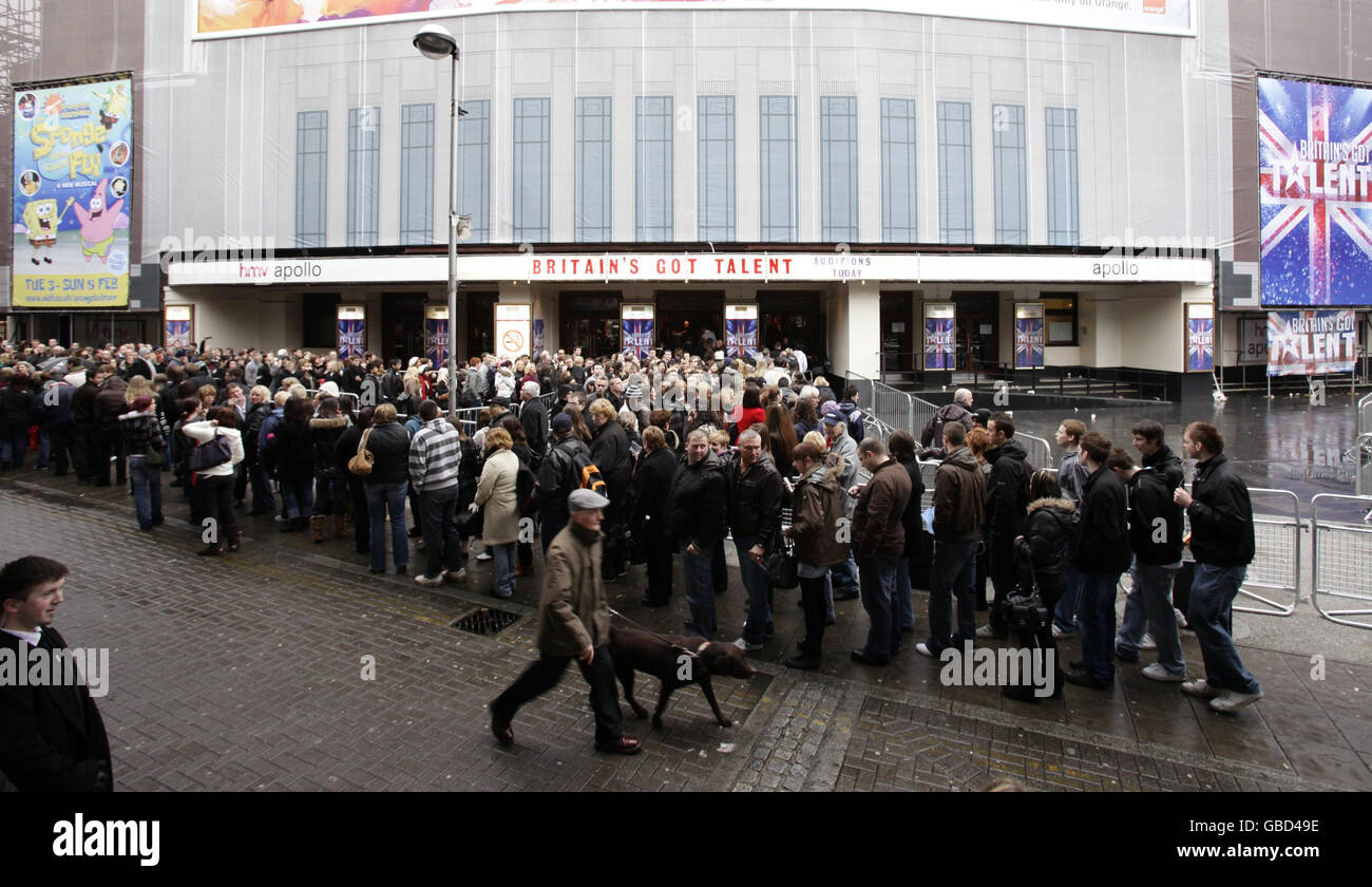 Britain's Got Talent Auditions - London Stock Photo - Alamy