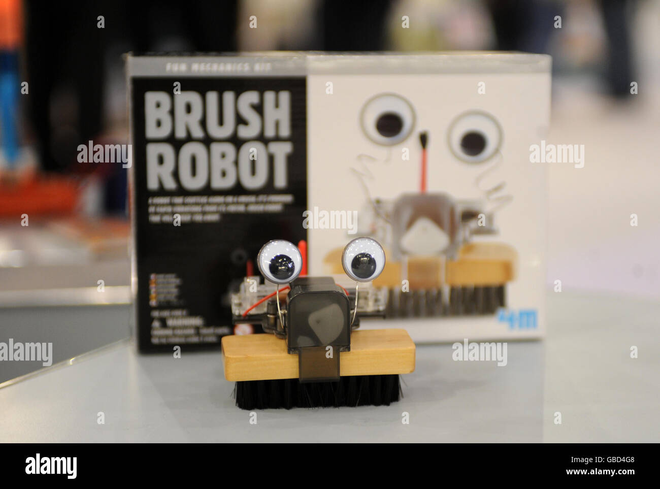 A Brush Robot on display at the Toy Fair 2009 at ExCeL in east London ...