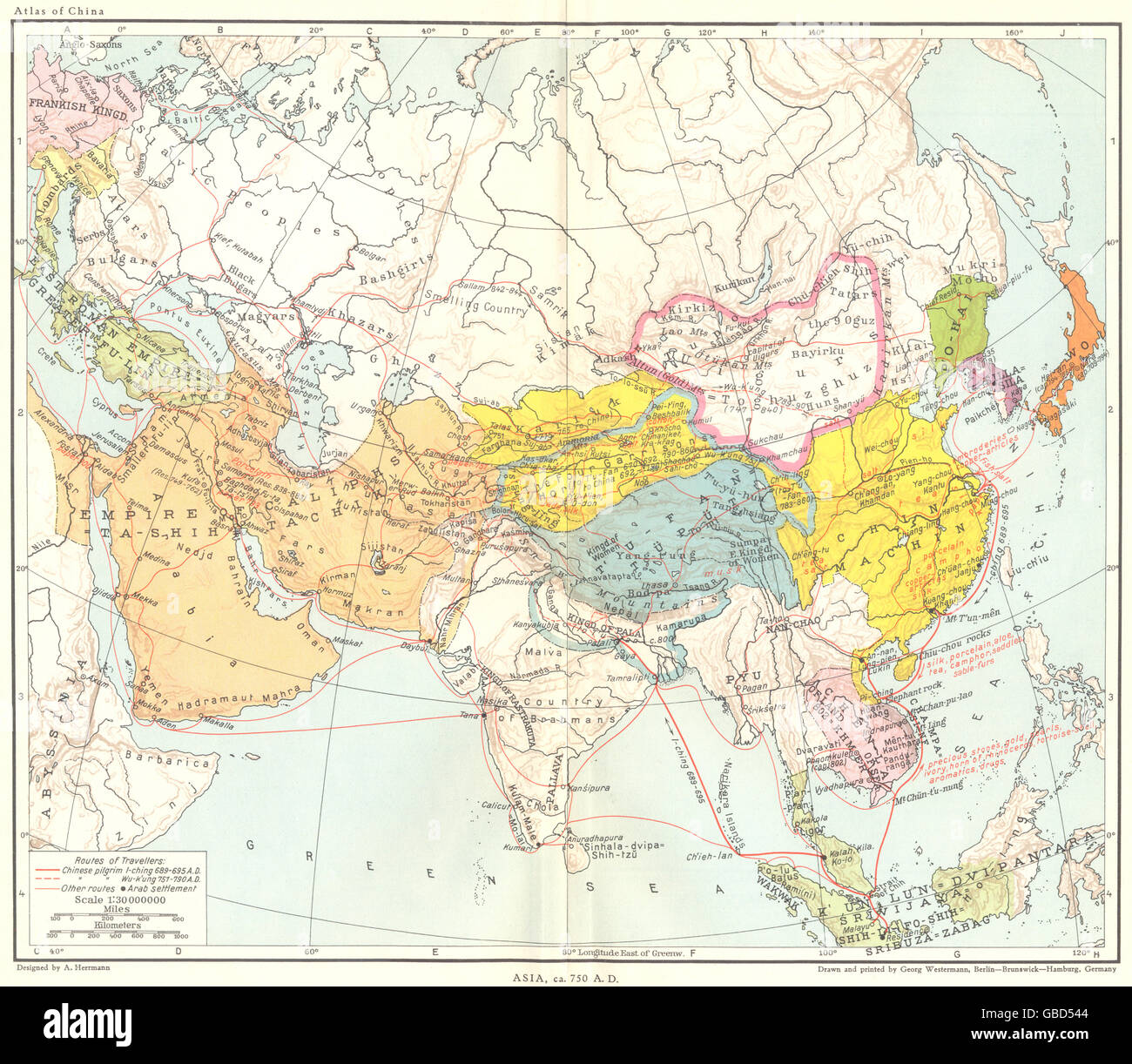 Trade Routes Map High Resolution Stock Photography and Images - Alamy