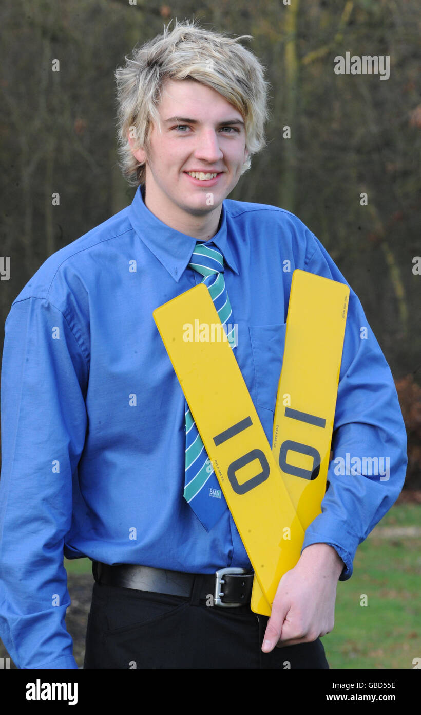 1 O number plate sold Stock Photo - Alamy