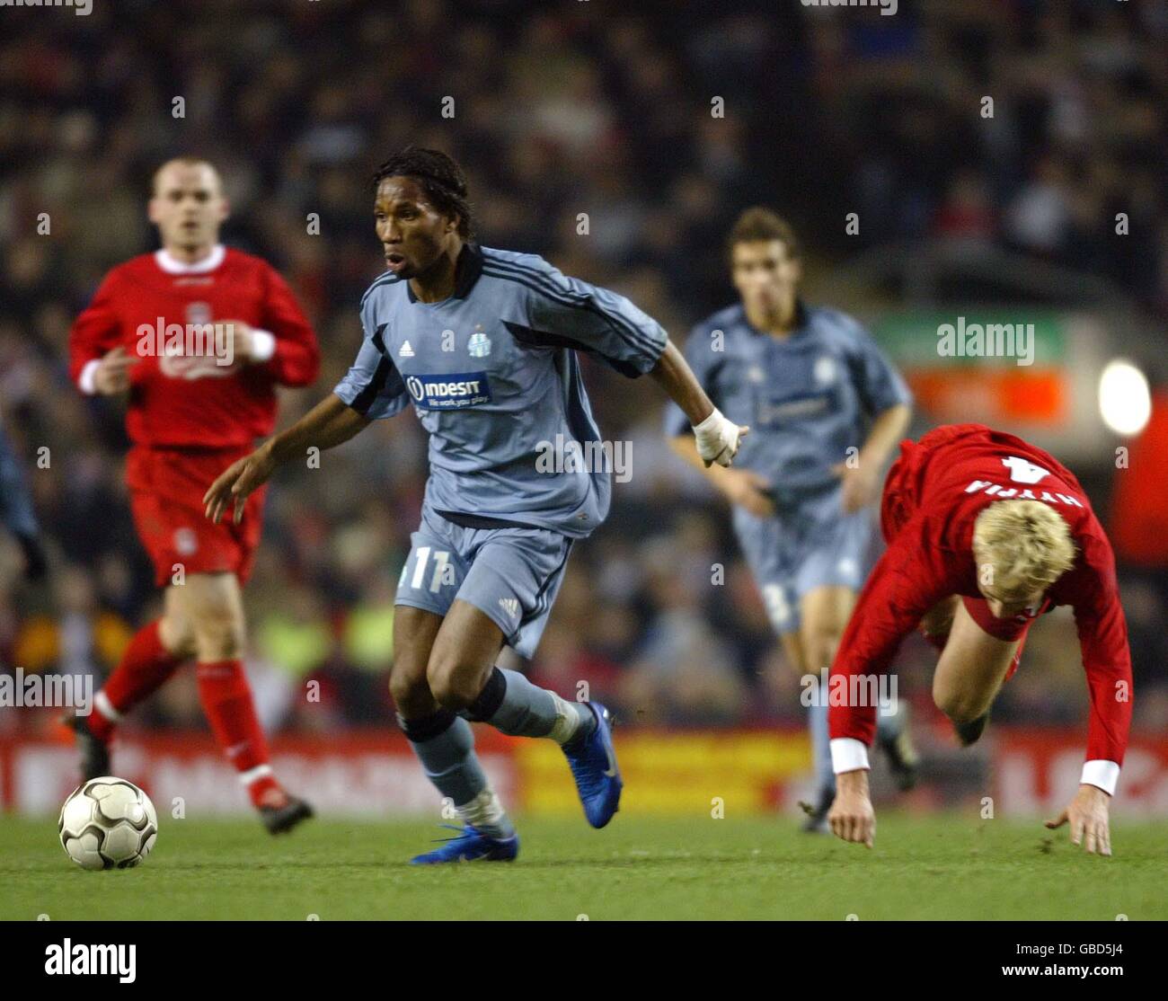 Olympique marseilles didier drogba hi-res stock photography and images ...