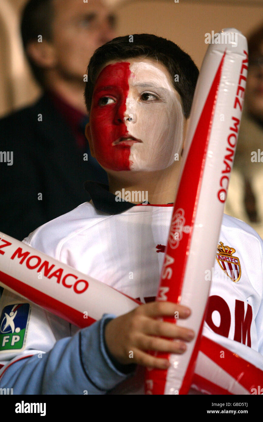 A young monaco fan during the game hi-res stock photography and images ...