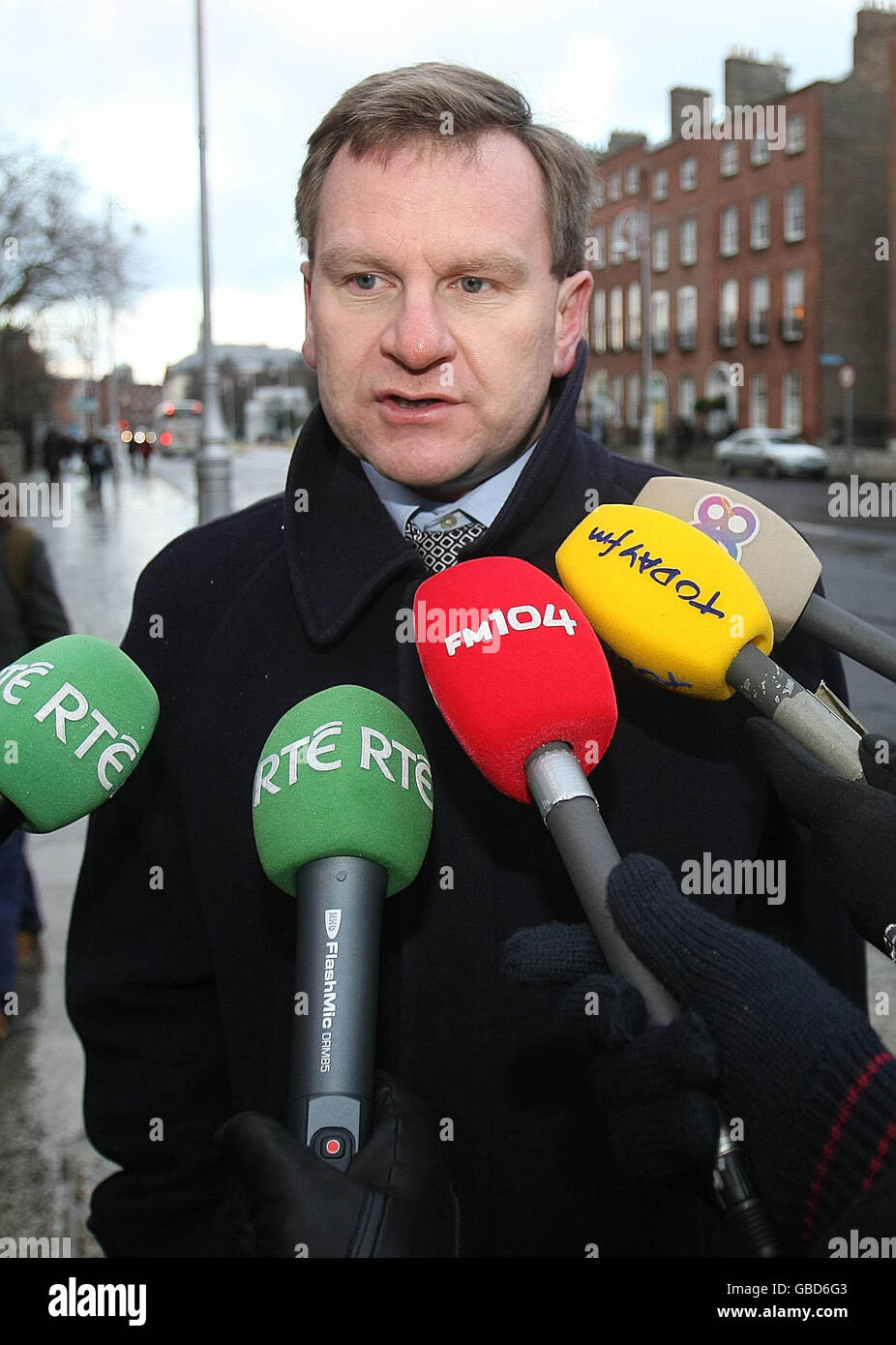 Irish economy talks continue Stock Photo - Alamy