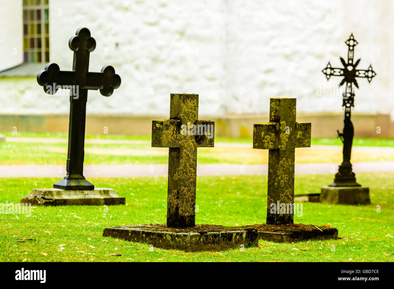 Four crosses on church hi-res stock photography and images - Alamy