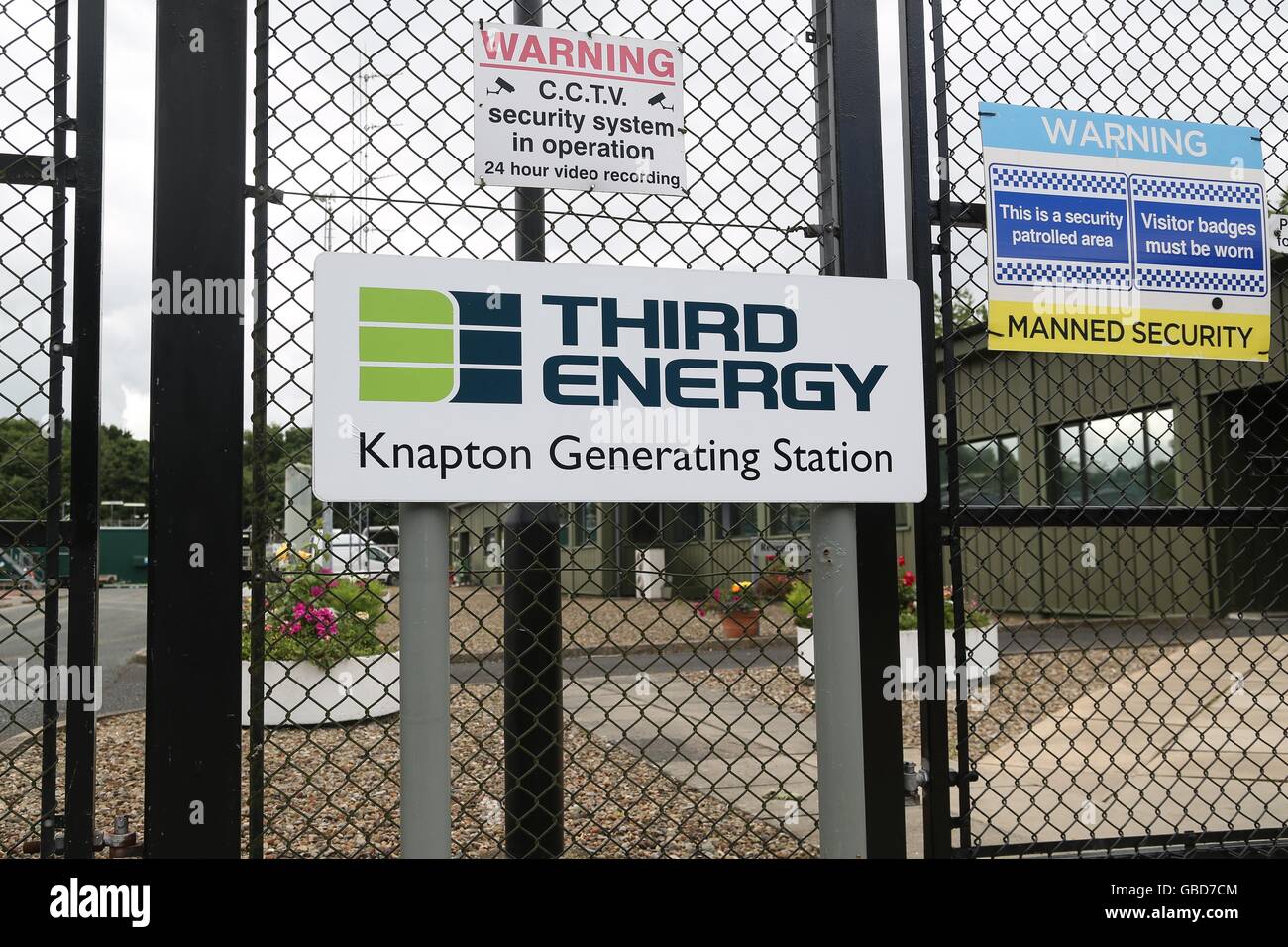 Knapton Generating Station, owned by Third Energy, in East Knapton ...
