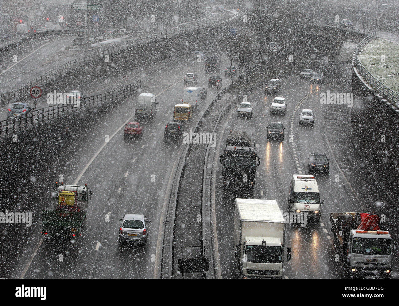 Cool top view roads cars hi-res stock photography and images - Alamy